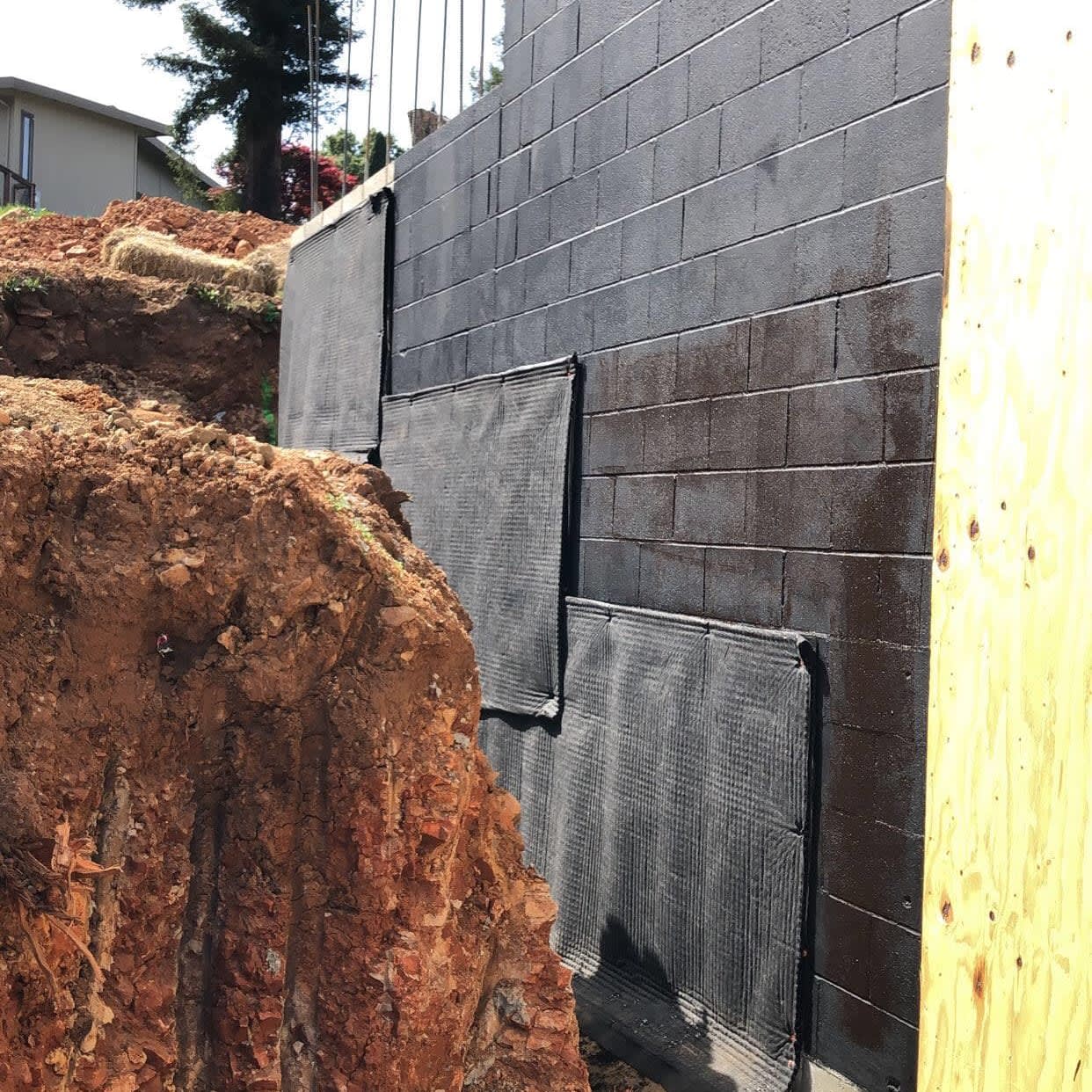 Retaining Wall Protection - Below Grade Systems - Windsor Waterproofing ...