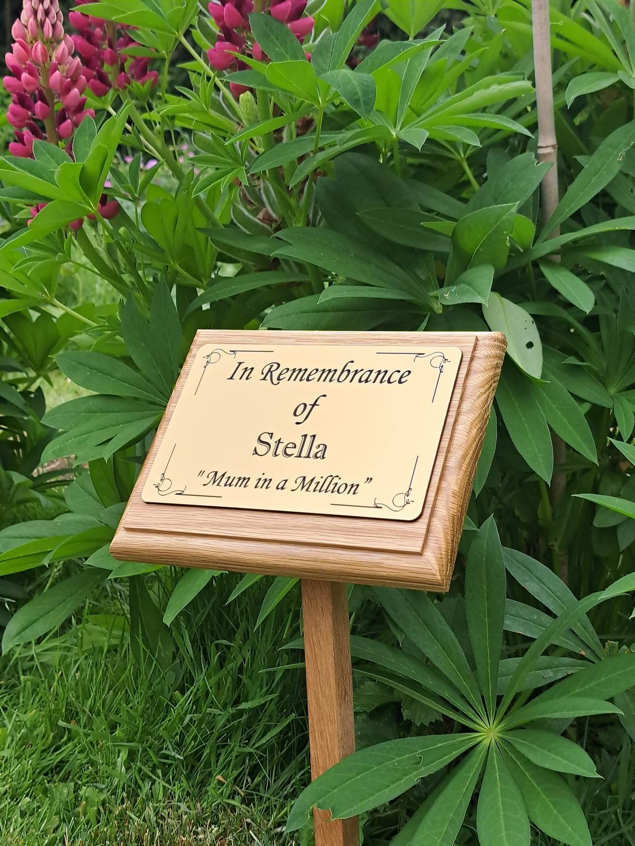 Oak Grave Cemetery Marker Temporary Grave Memorial Tree Dedication ...