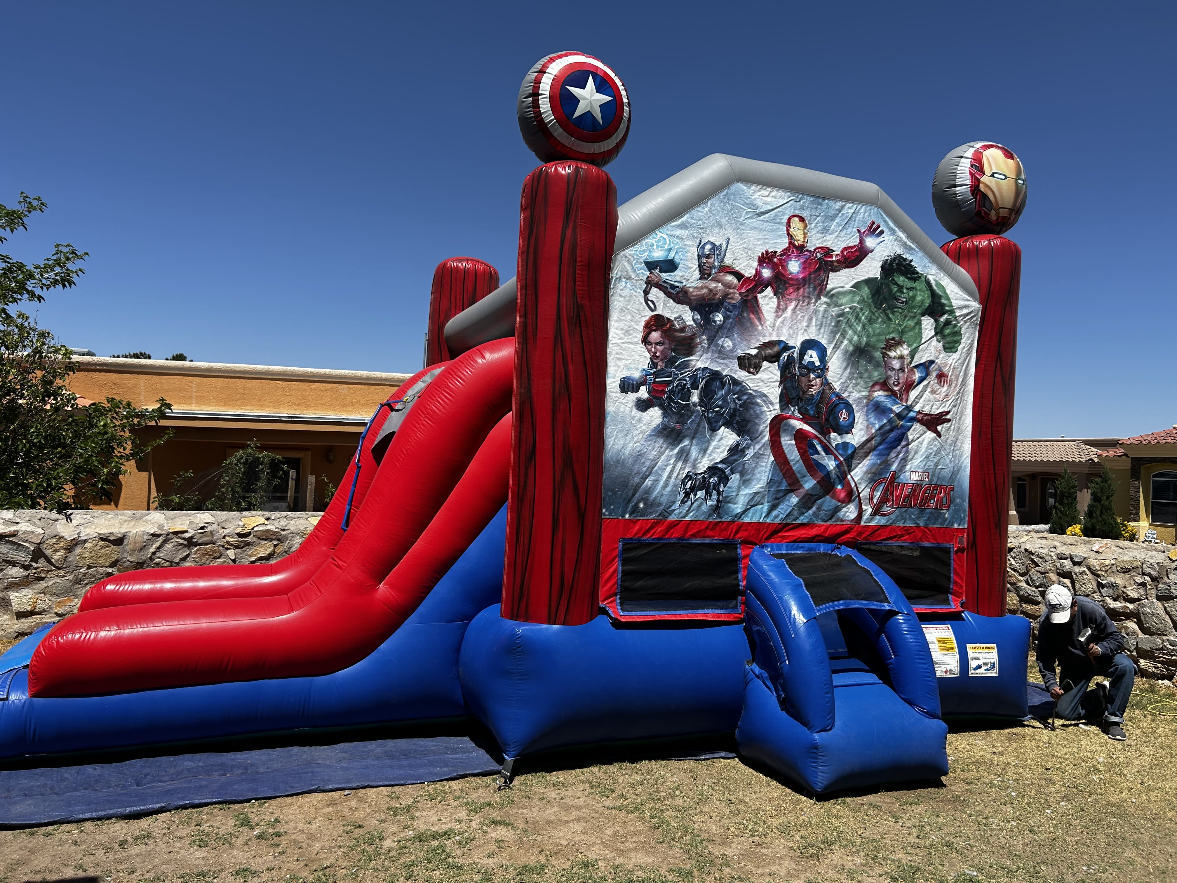 Marvel Avengers Combo - Combos - AJ's Jumping Balloons | Party ...