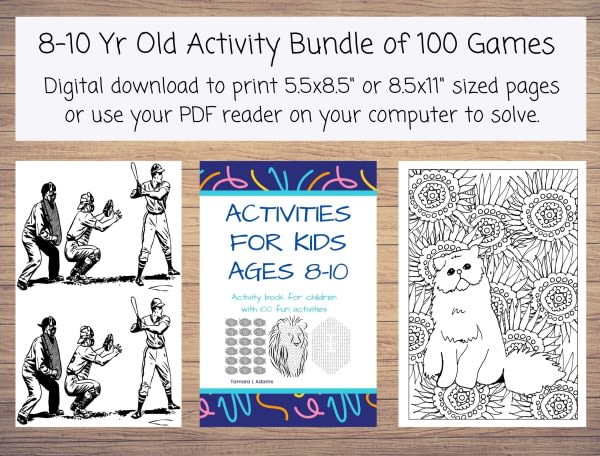 Activities for Children Ages 8-10 - Kids Activity Printables - Tamara L ...