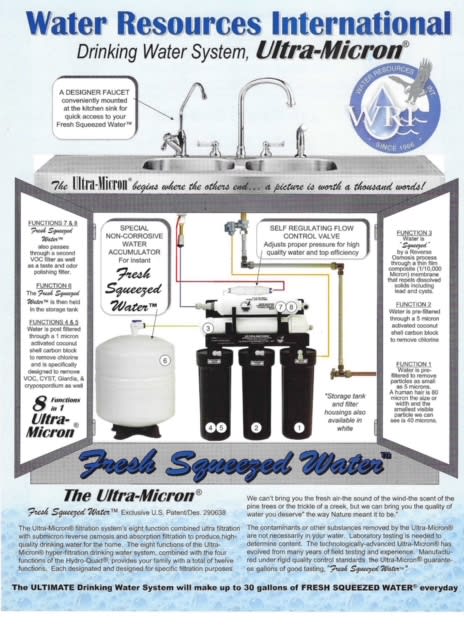 Drinking Water System - Ultra-Micron Filtration System - Water Systems ...