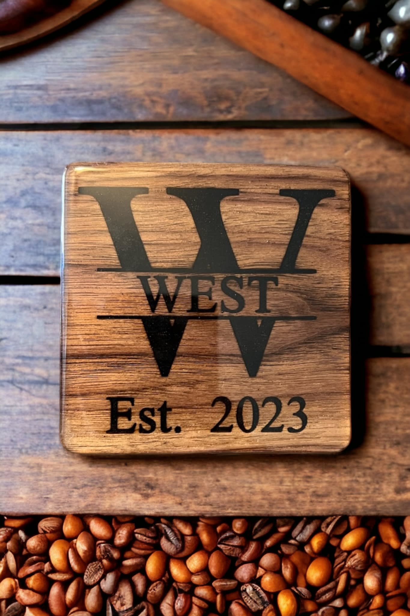 Laser Engraved Coasters - Laser Engraved Coasters - Grandpa's Custom ...