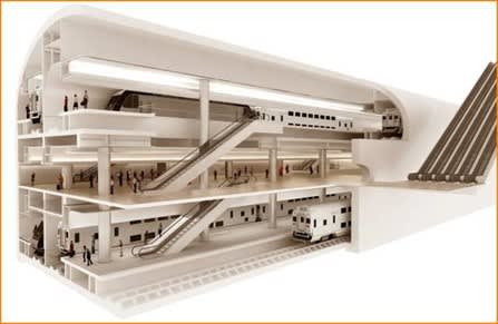 Structural Design for 34 St Train Station & Trans-Hudson Tunnel
