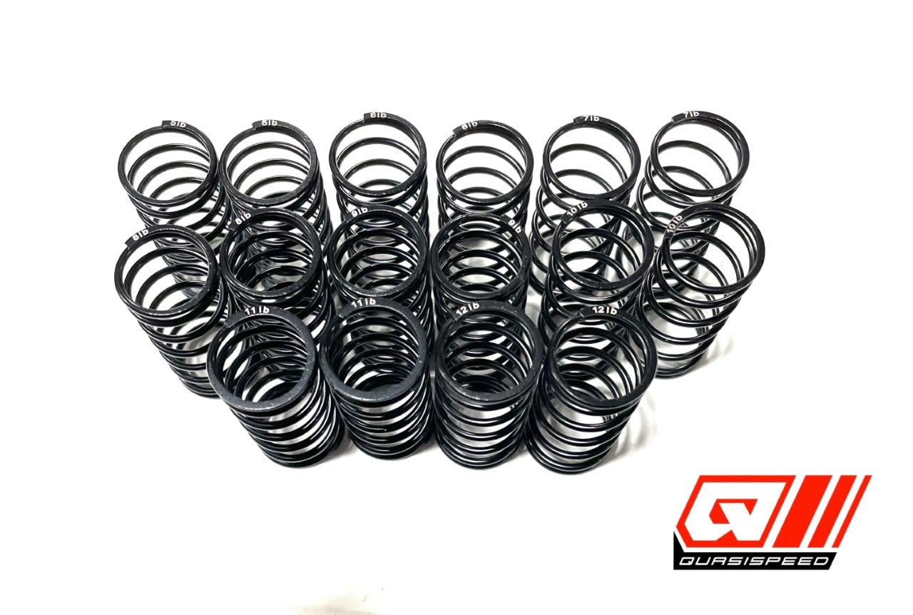 Quasi Speed Small Bore Short Shock Springs In Pairs (1.35 length)