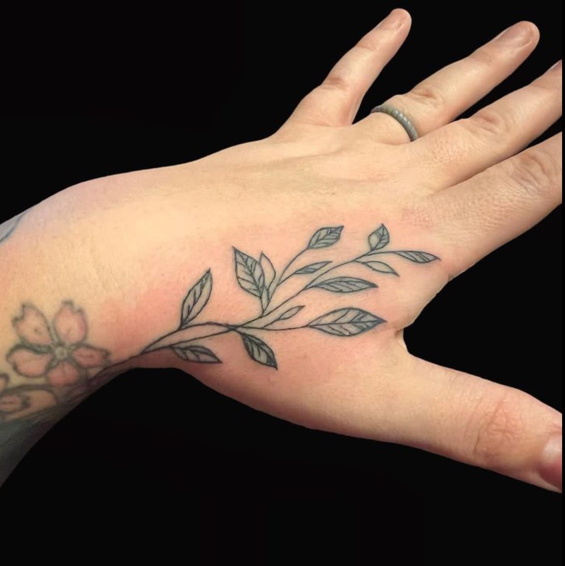 Line Tattoos Around Wrist