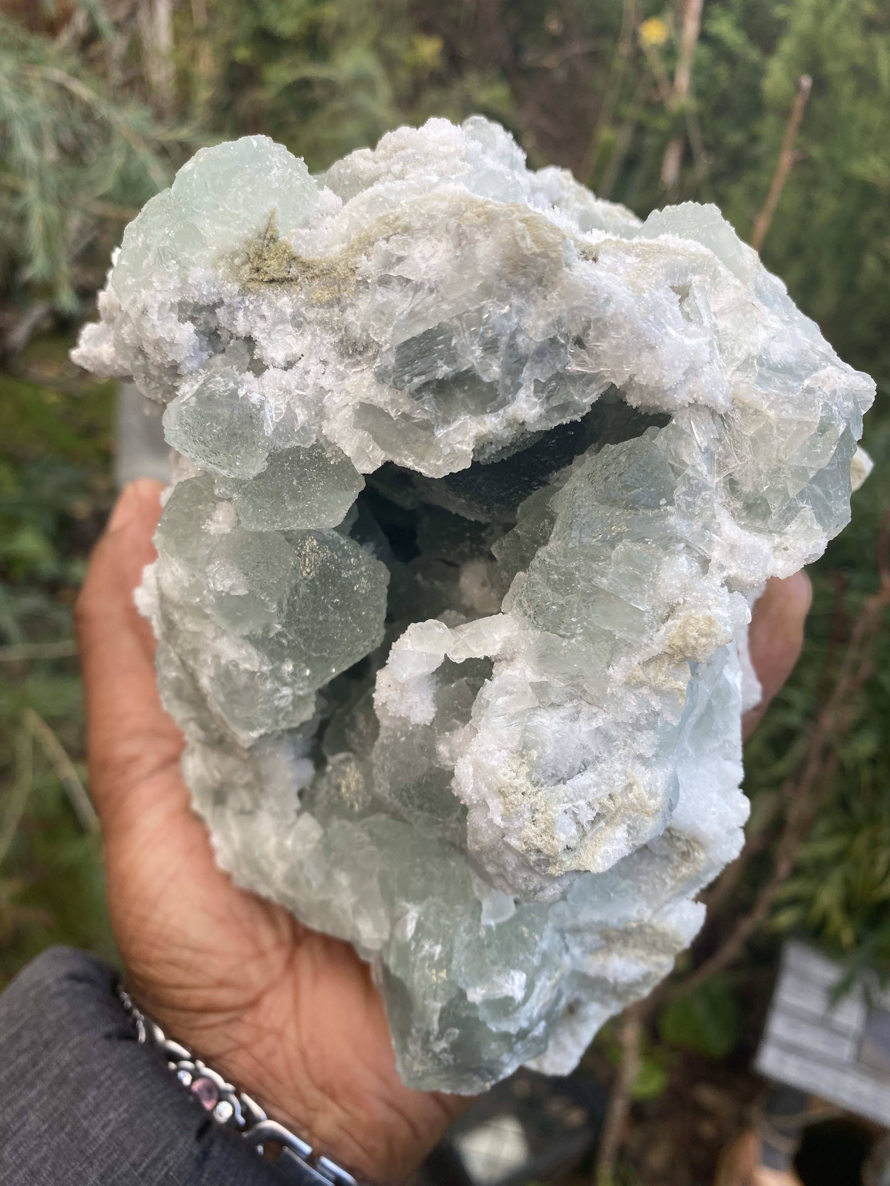 Clear Fluorite Rock