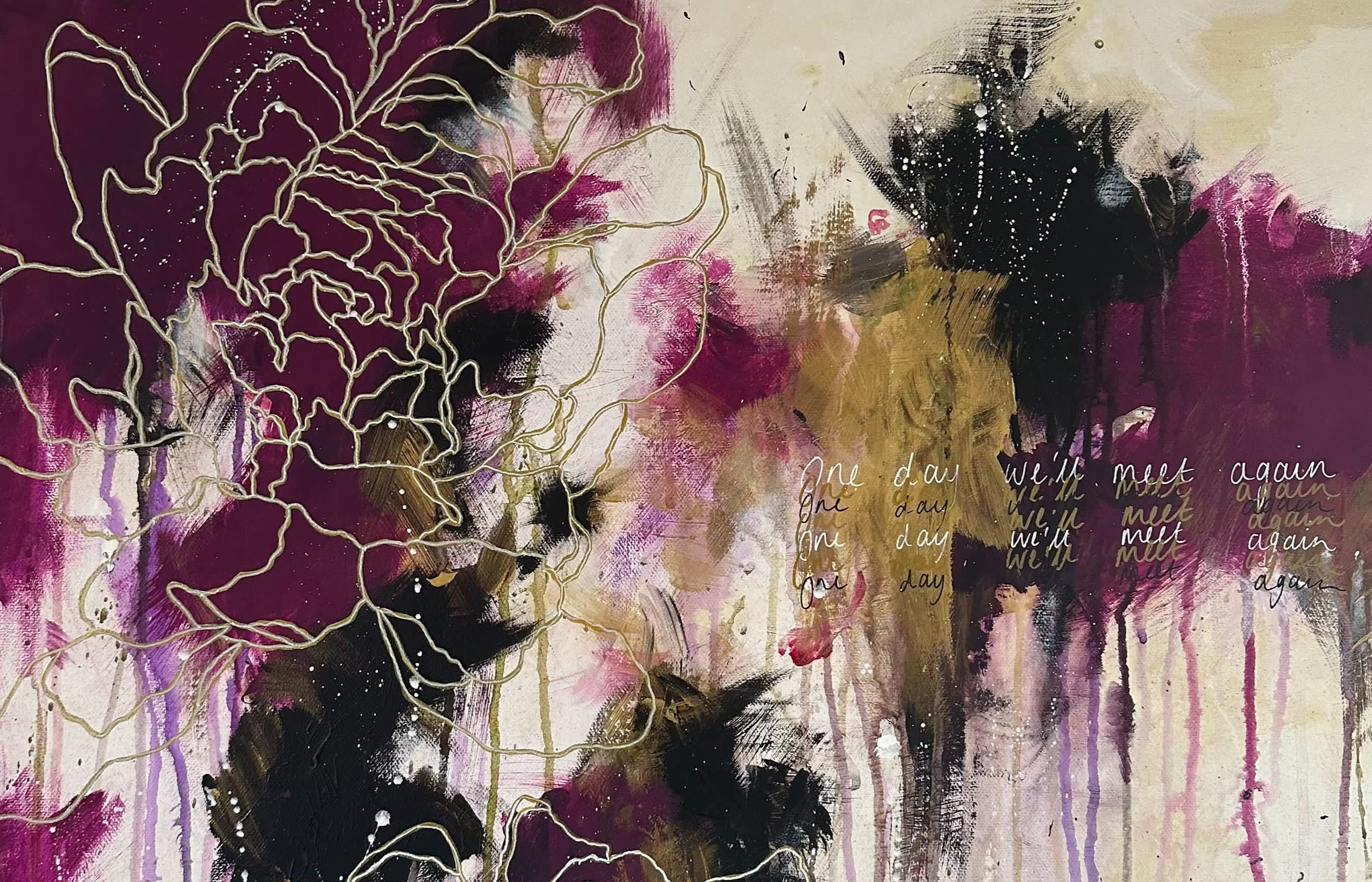 Ruth Davis Floral Abstract Artist | Out-of-the-Ordinary Art | Stevenage