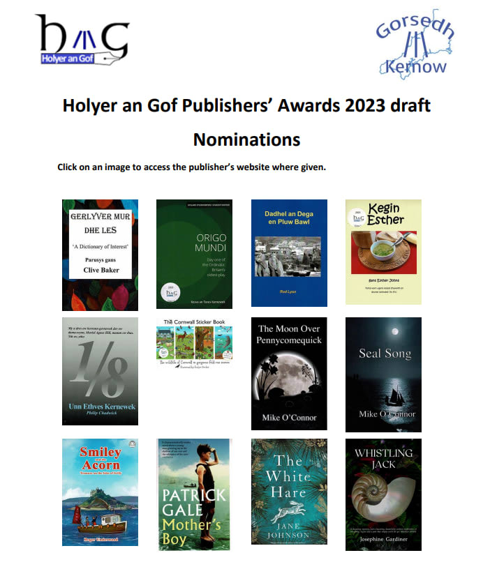 Awards! - MA Publisher | Book Publisher in Penzance
