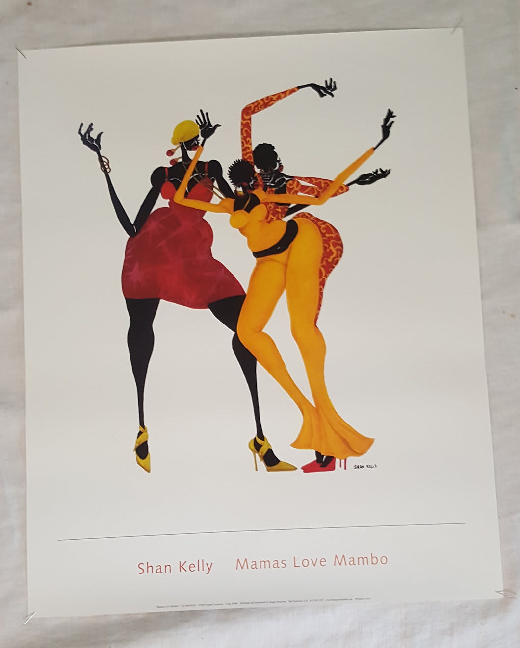 Mamas Love Mambo By Shan Kelly - African American Prints - Small World African Art | Phoenix ...