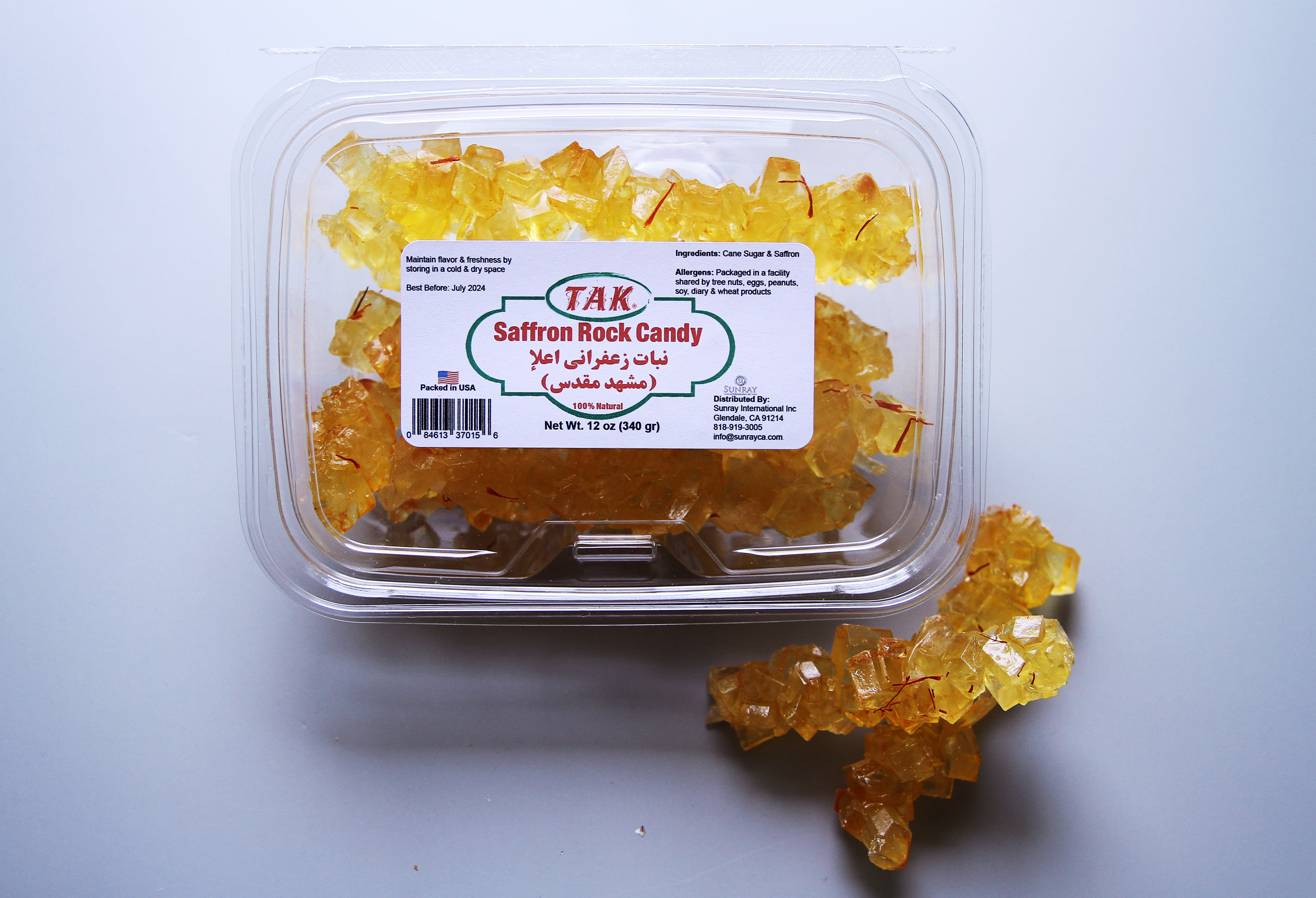 Tak Rock Candy With Saffron - Sugar & Rock Candy - Tak Food Ca ...