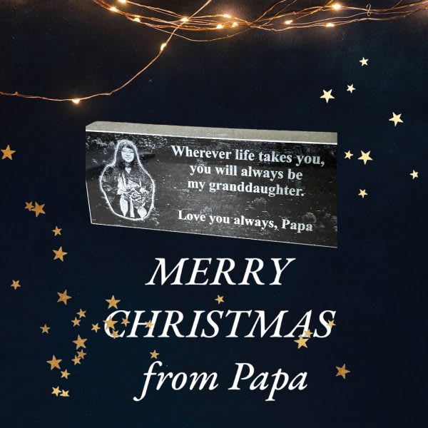 Laser Engraved Granite Marker 8 X 18 X 3 Monuments Memorial