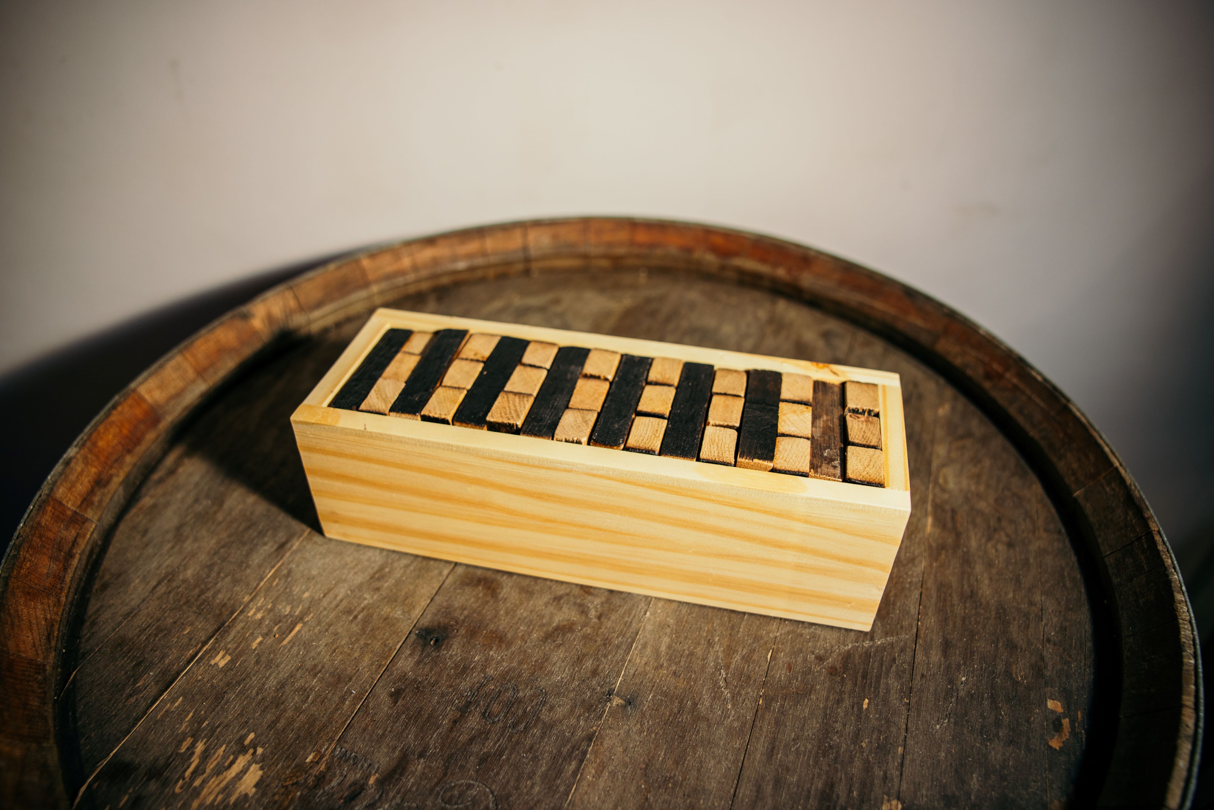 Whiskey Stave Whenga Game with Carrying Case - Hancrafted Gifts - D & D ...
