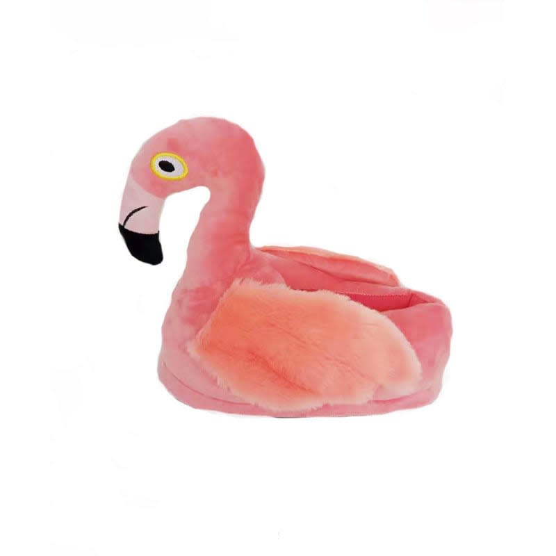 Flamingo Slippers - Slippers - Tiny T-Rex | Dinosaur Apparel and More