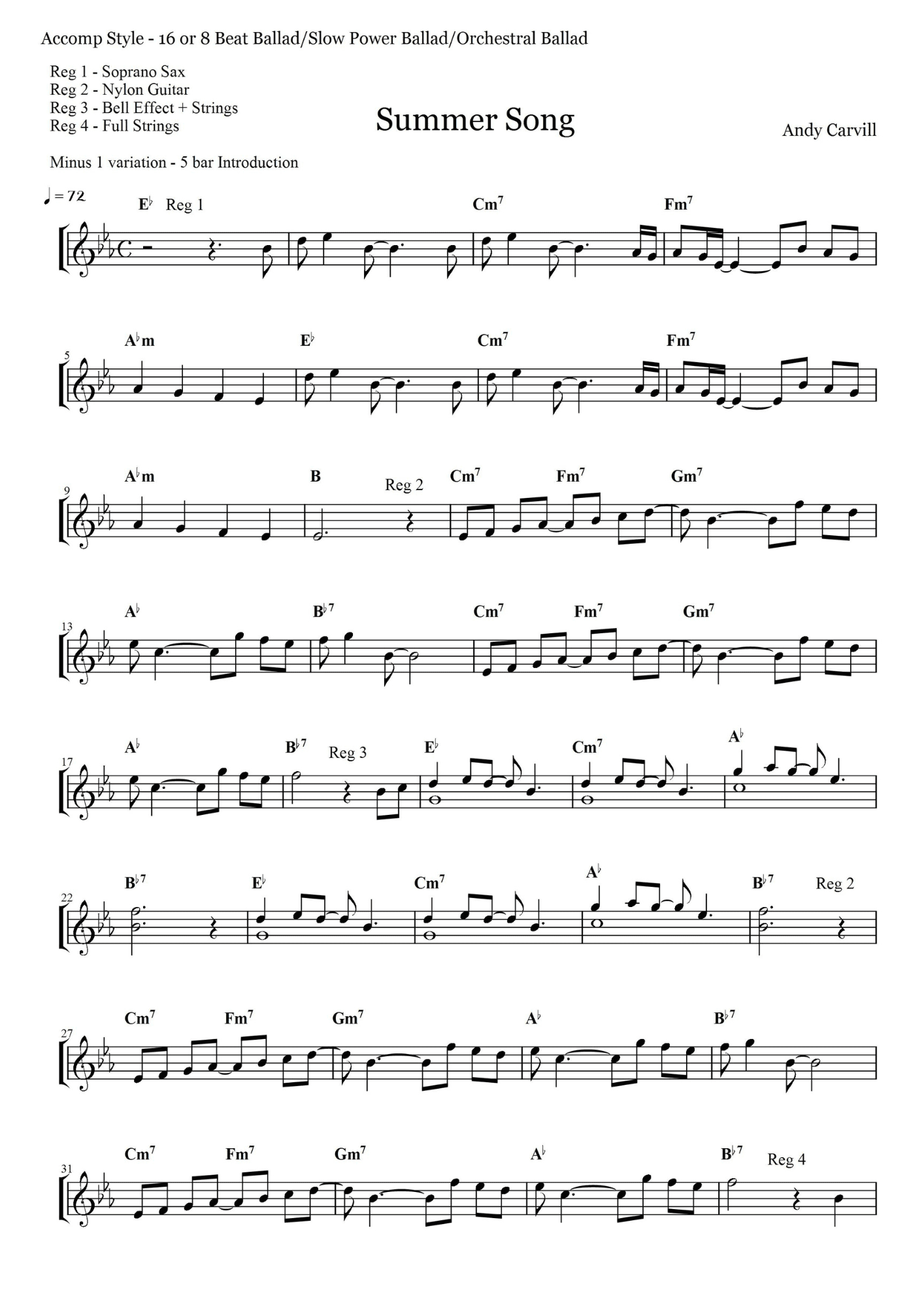 Summer Song - Free PDF Downloads - Keyboard Academy - Book & User Guide ...