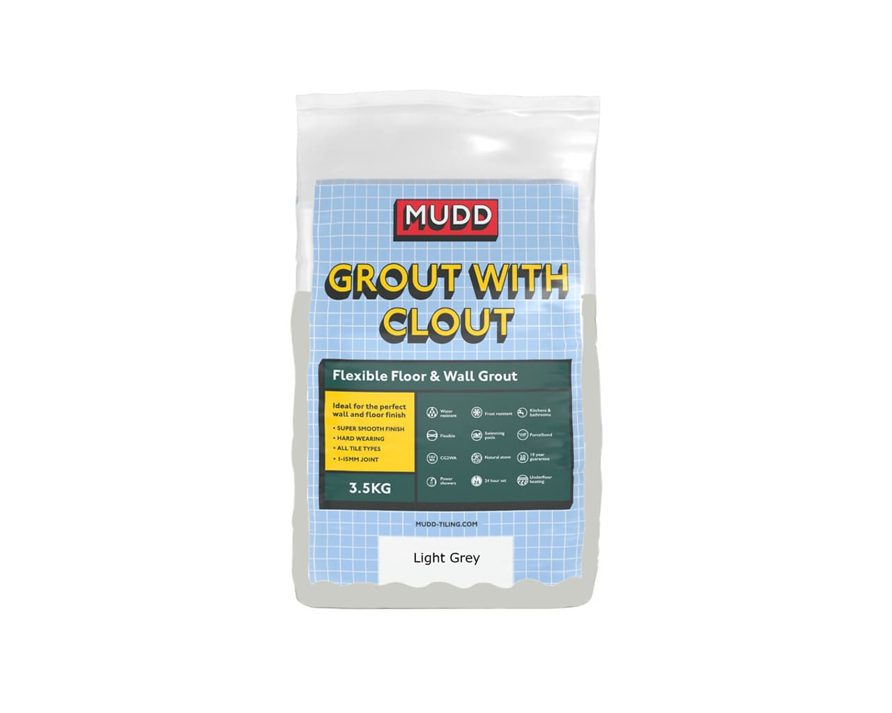 MUDD by BAL - Grout With Clout 3.5kg - Adhesives and Grouts - RSA Tile ...
