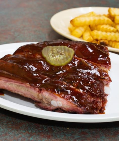BBQ Ribs - Featured BBQ Dishes - Ken's BBQ | Restaurant in Alabama ...