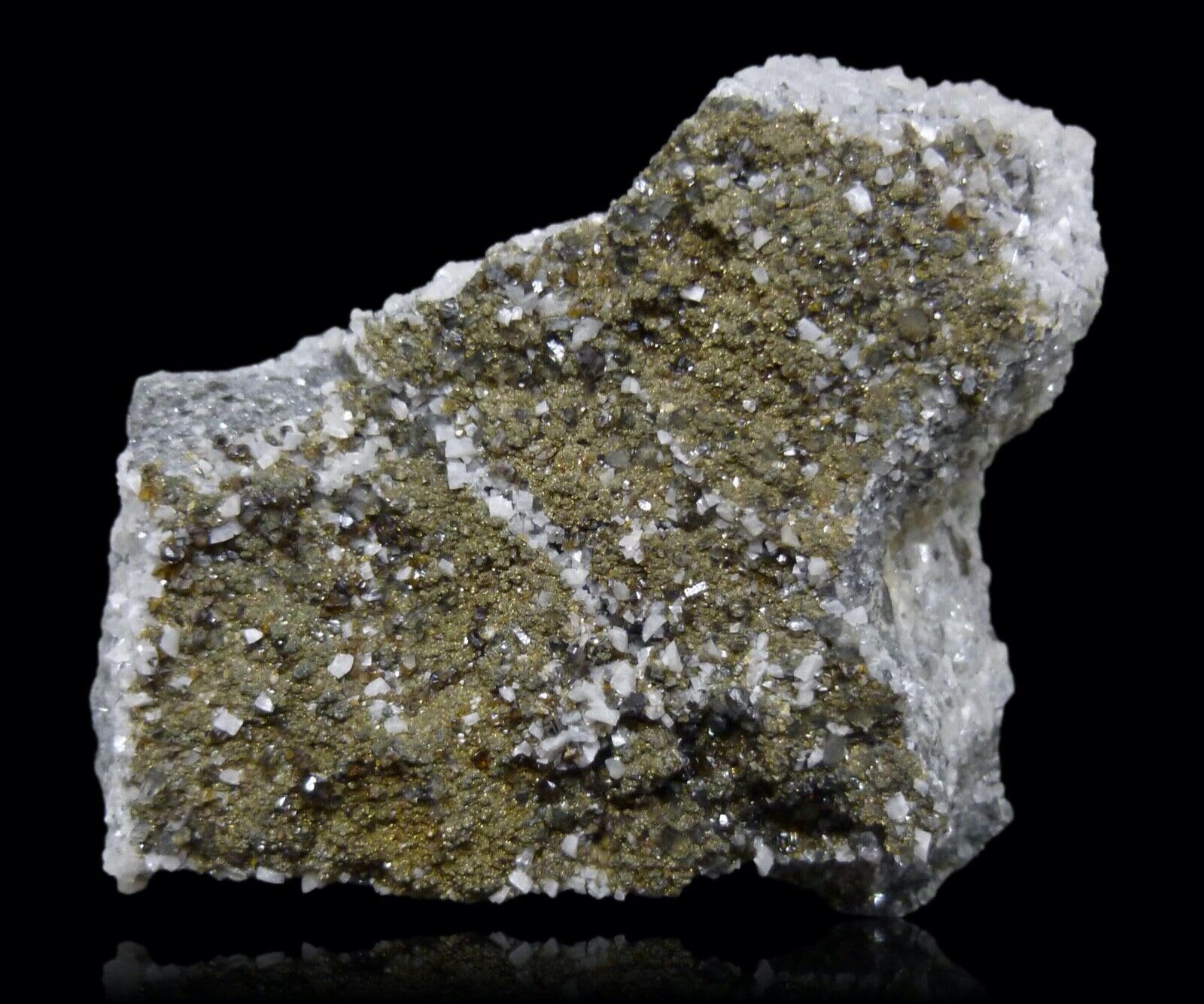 SPHALERITE, PYRITE & DOLOMITE CRYSTALS - Tara Mine, Navan, Ireland