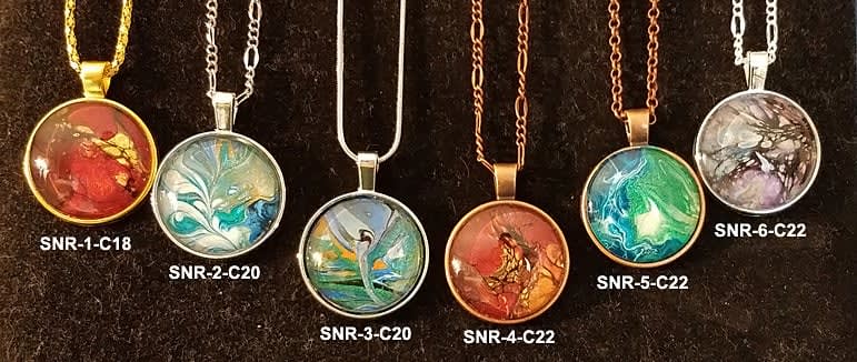 Round Necklace - Jewelry - Imaginations Wild | Handcrafted Acrylic ...