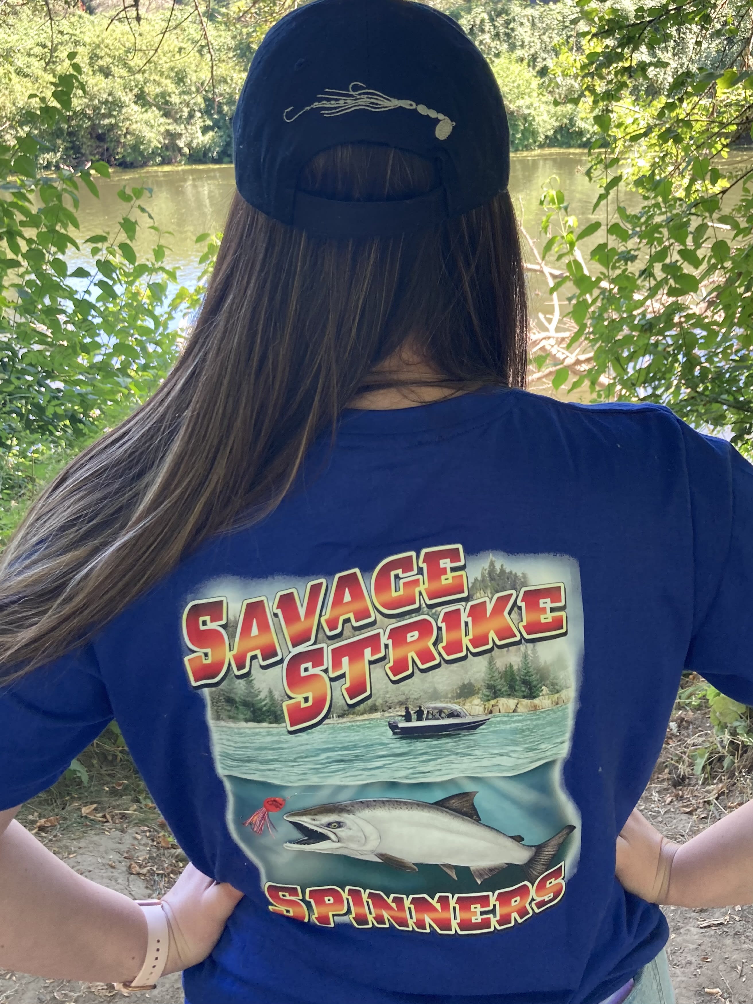 Short Sleeve Heavyweight T-Shirt - Blue - Full Color - Savage Strike ...