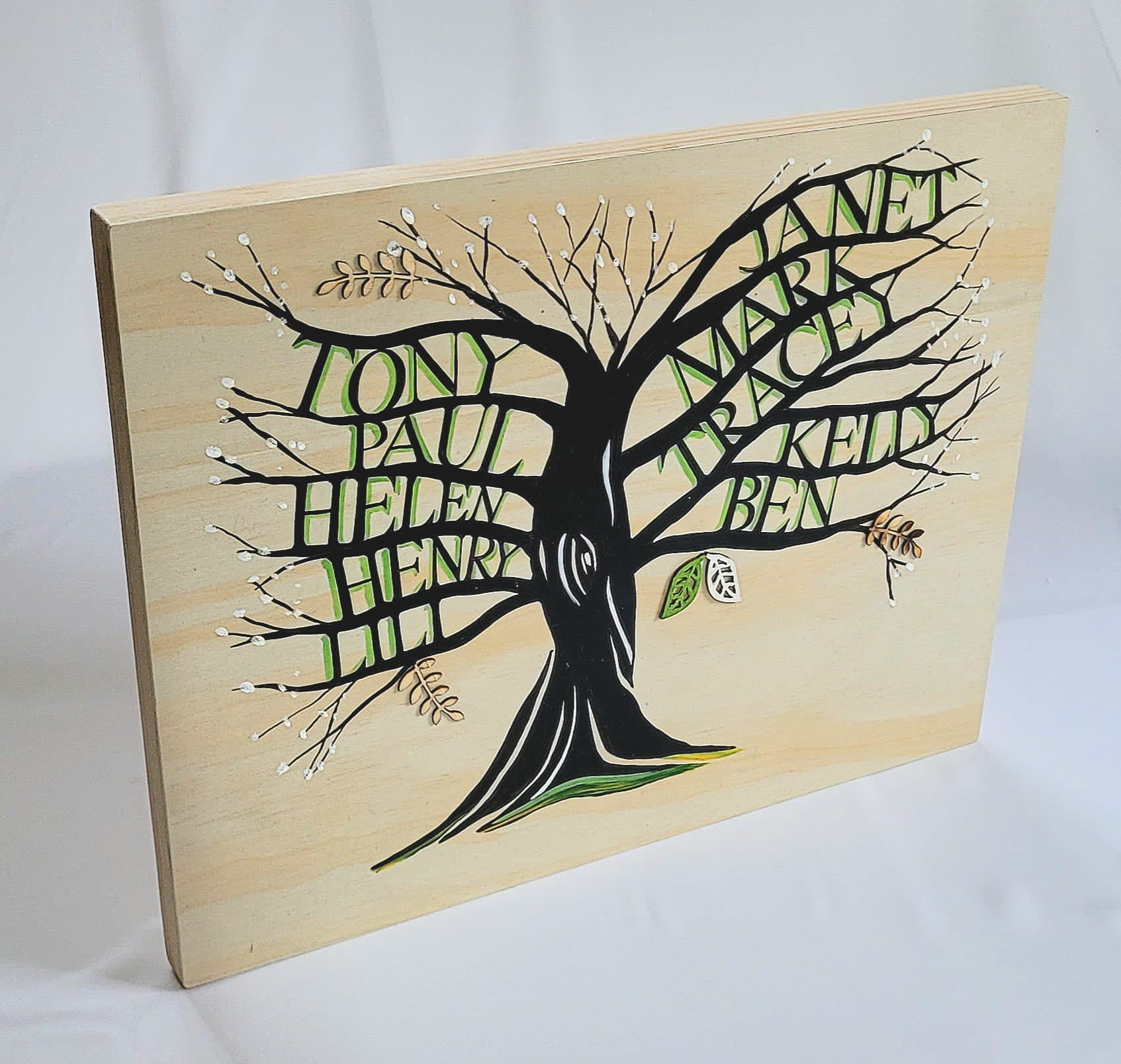 Family Tree Whimsical Art