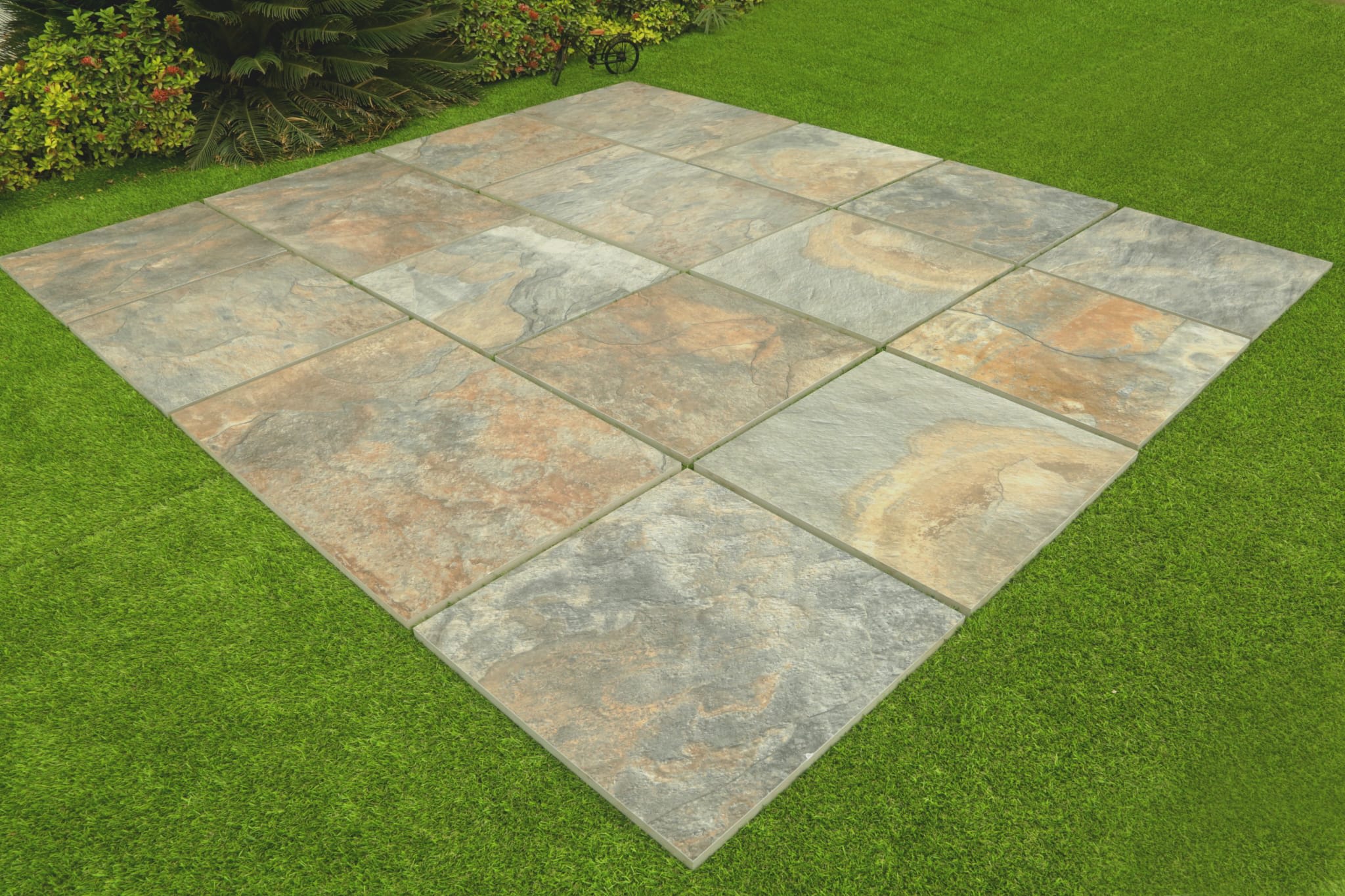 Copper Slate Porcelain 60x90cm, 20mm - Outdoor Porcelain Tiles - RSA ...