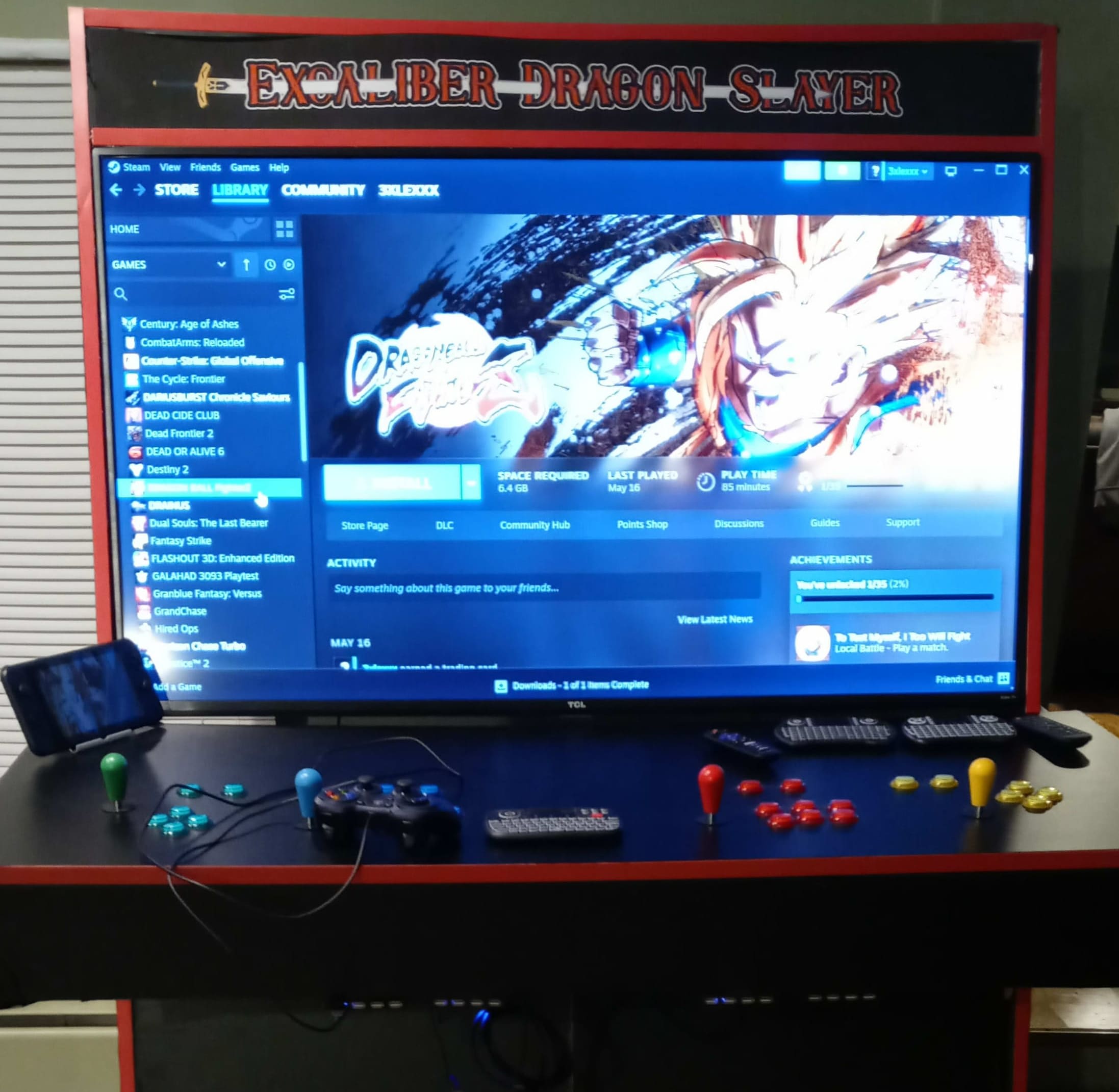 Excaliber Dragon Slayer Arcade Machine - Gaming - 3XTECH | Multi ...