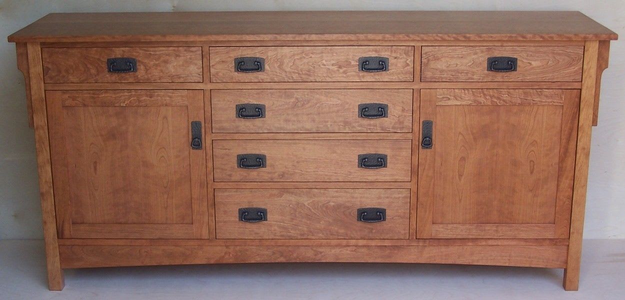 Solid Cherry Arts & Crafts Buffet - Exquisite Creations - Carpenter ...