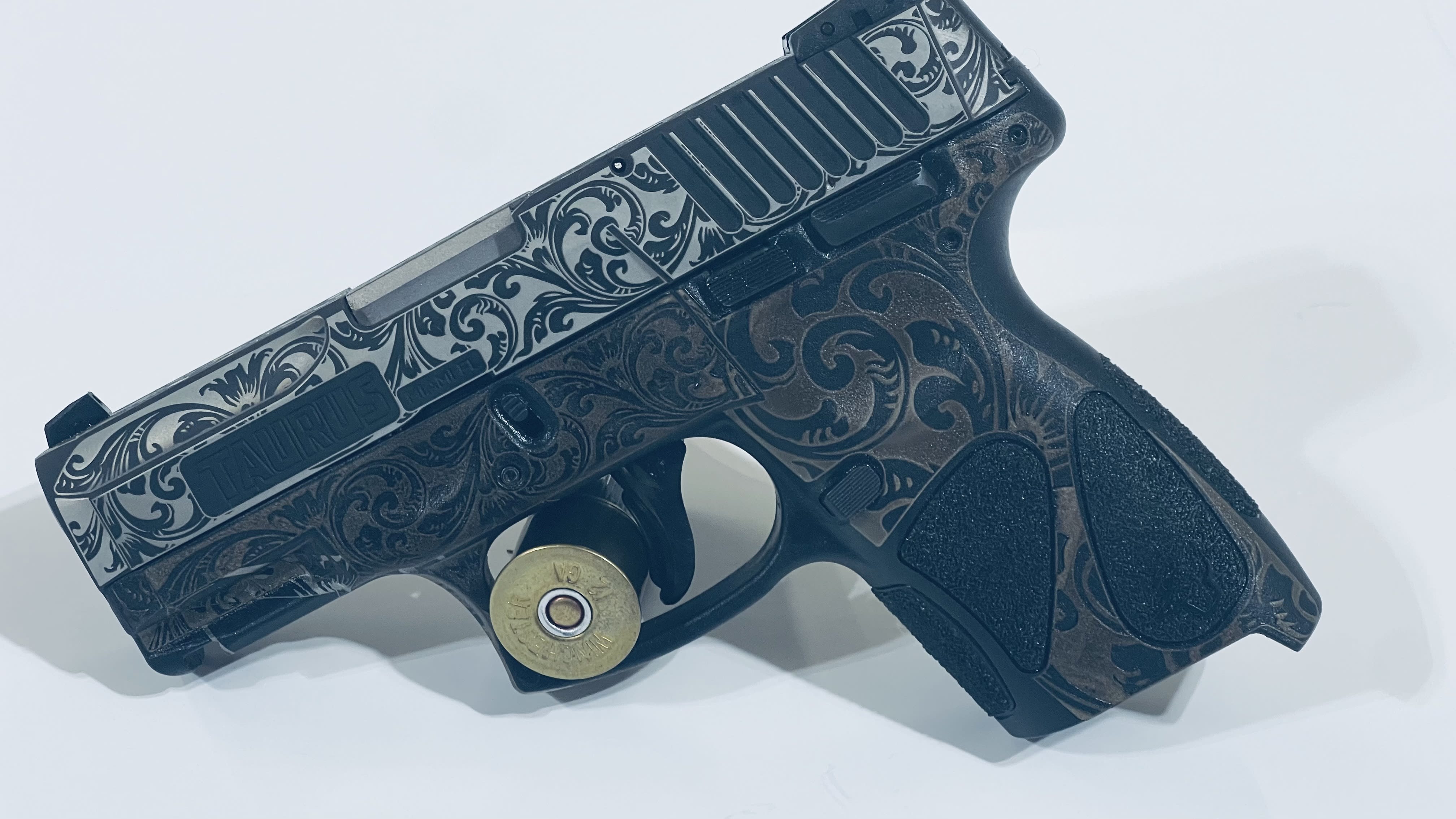 Complete Compact Pistol Engraving - Firearm Engraving - Red Knight ...