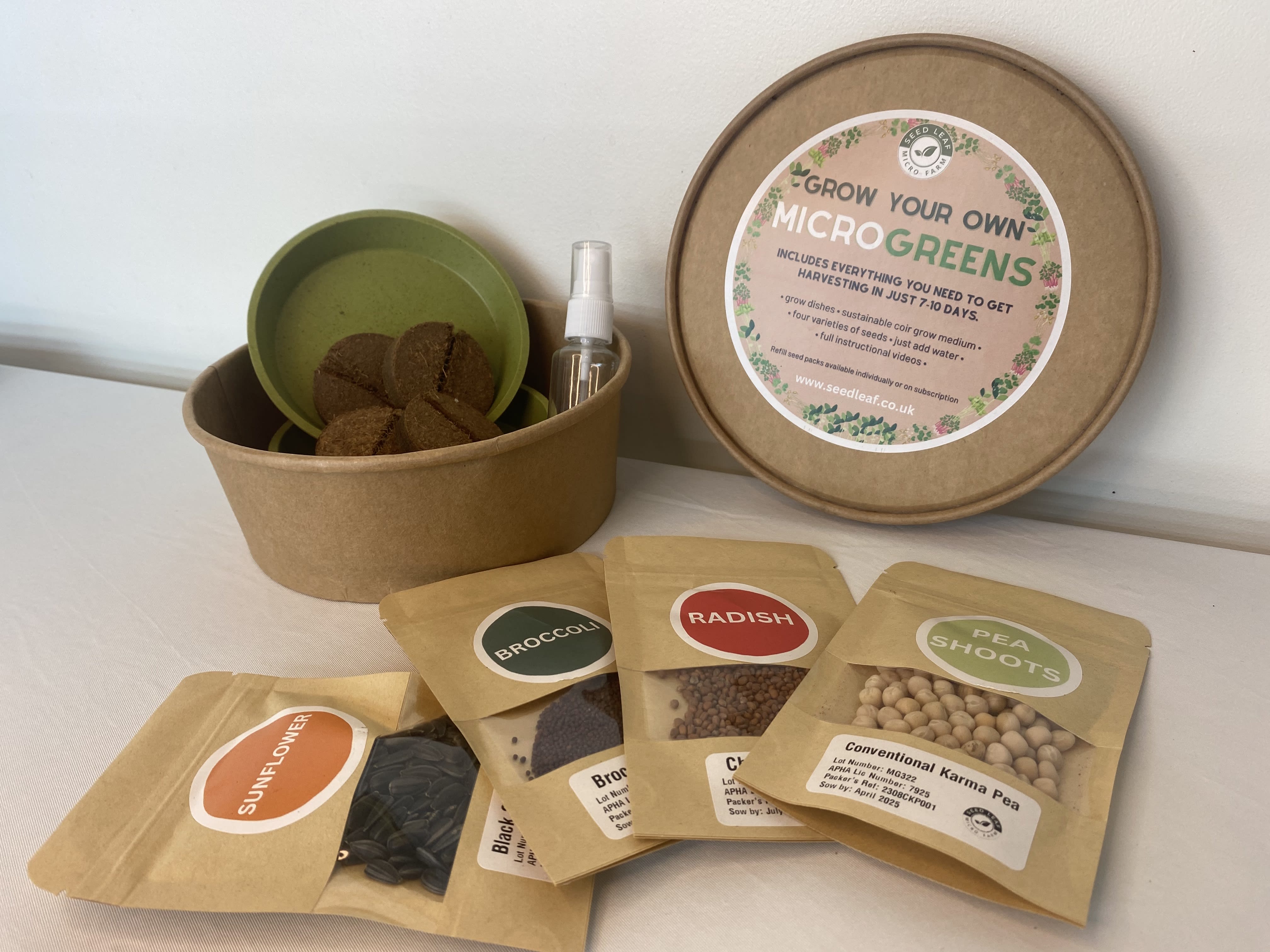 Microgreens Grow Kit - Microgreens Grow Kits - Seed Leaf Micro Farm ...