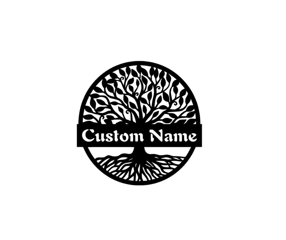 Custom Tree Of Life - Letters and Phrases Metal Pieces - Viola Metal ...
