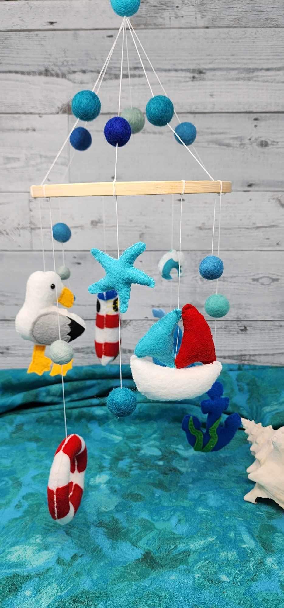Maritime Baby Mobile - Kids Corner - Flosy’s Workshop | Handmade Gifts ...