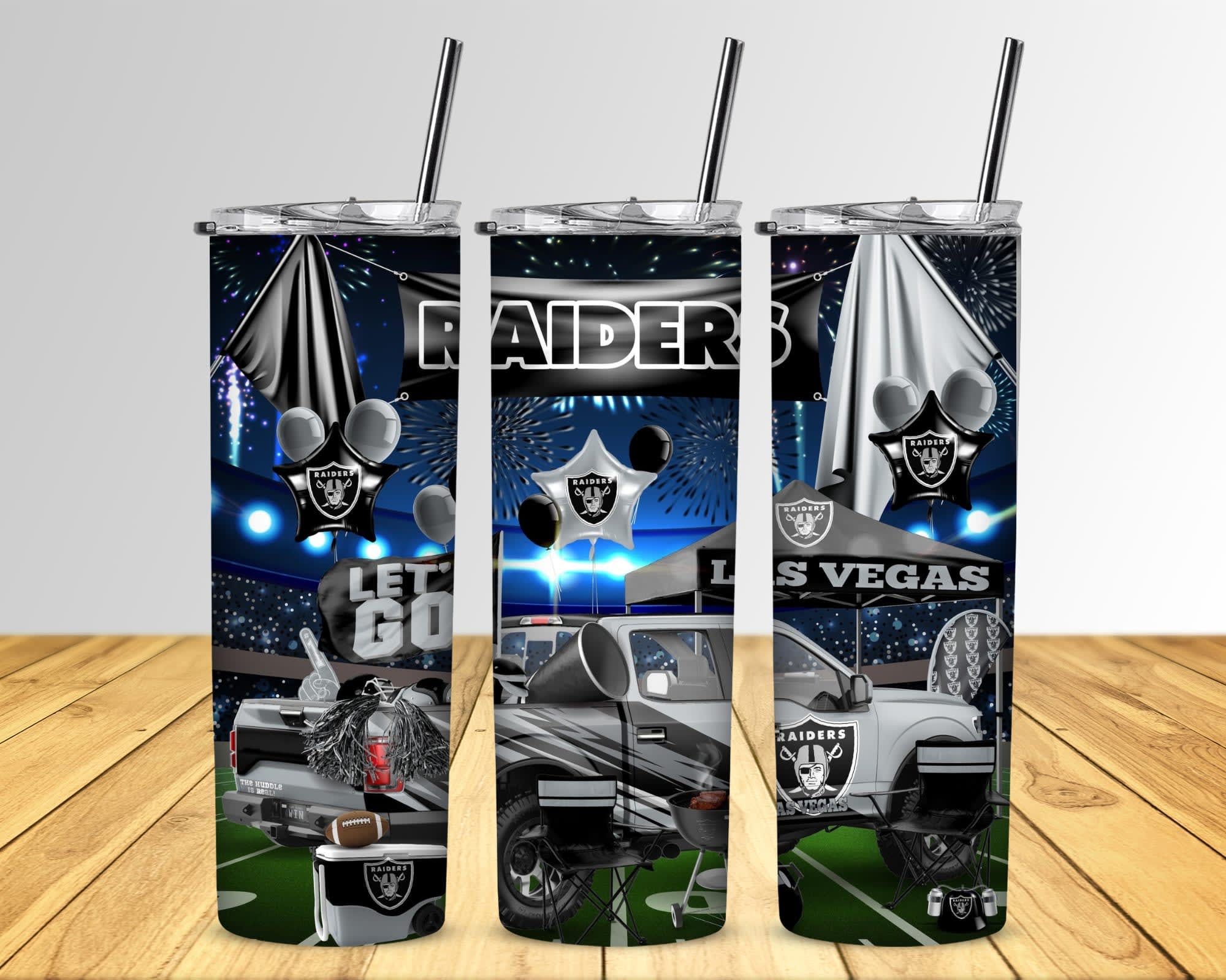 Las Vegas Raiders Tailgating 20 oz Tumbler - Football Tailgating 20 oz ...