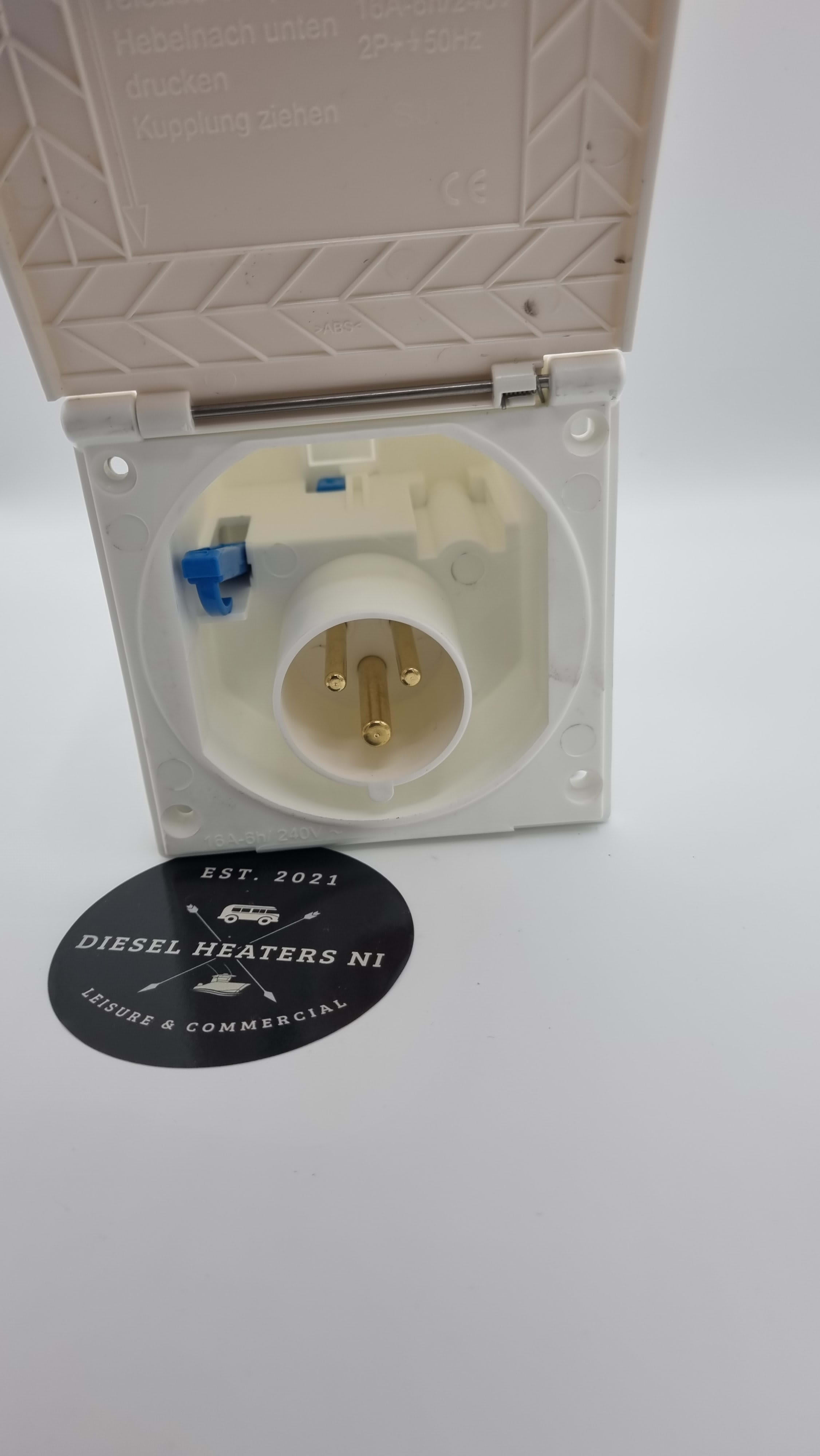 16amp Flush fitting EHU socket - EHU cables and fittings - Diesel ...