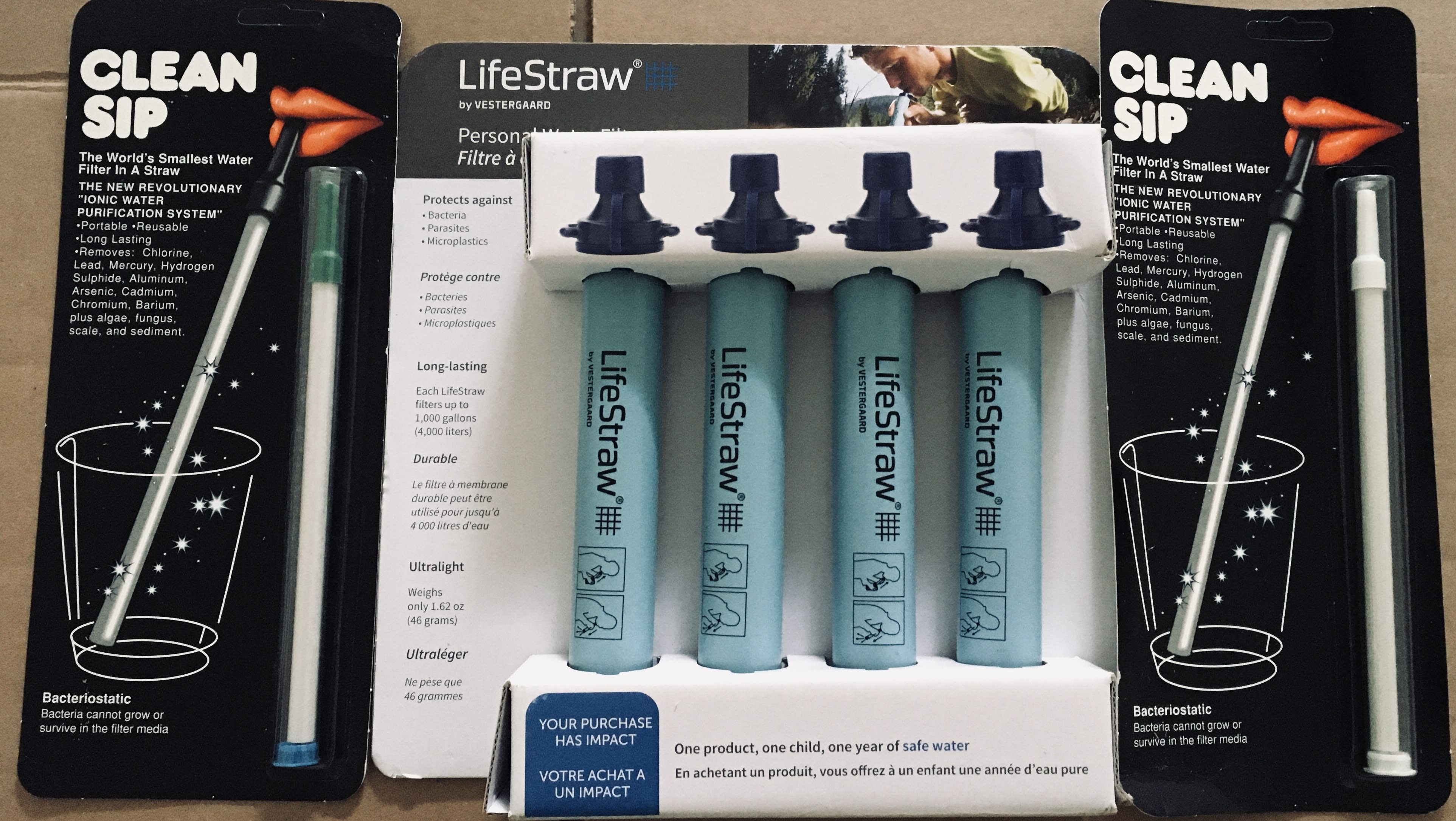 LifeStraw Boosted with AWRI Nano Silver! - Nano Water Filter Straws