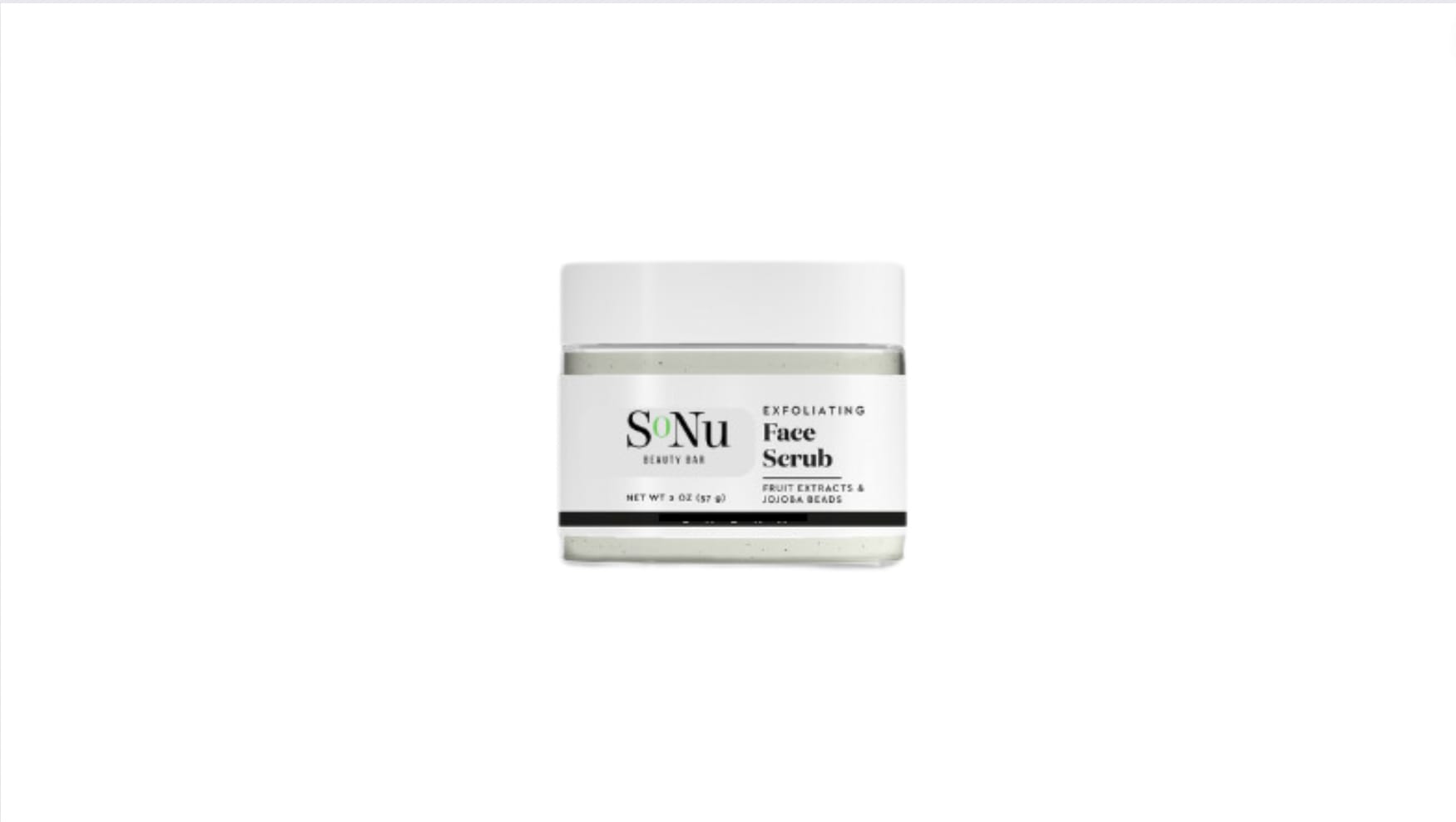 Exfoliating Face Scrub - Moisturizer - Sonu Beauty Bar | Beauty Salon ...