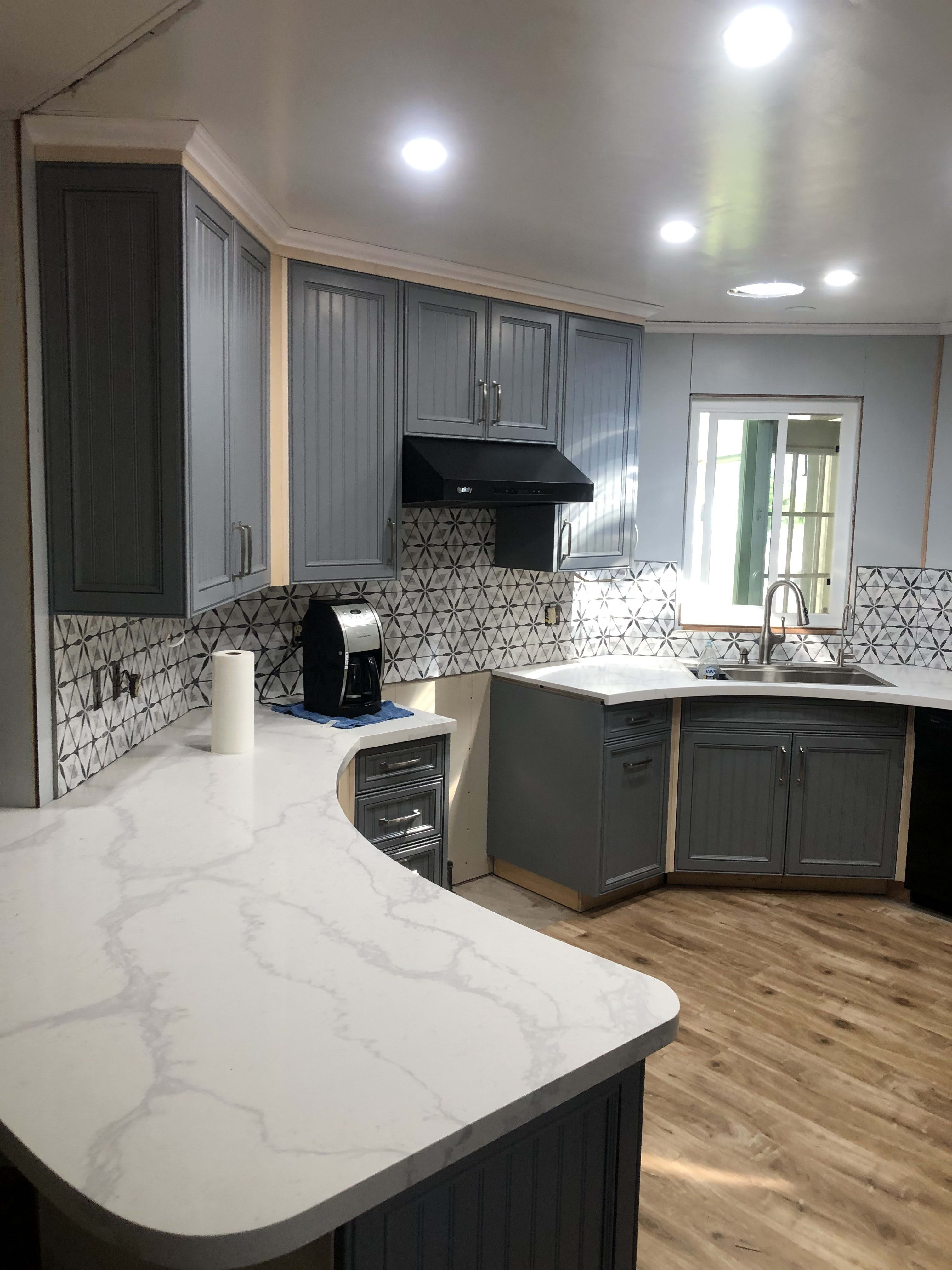 Grey Kitchen Cabinets Custom