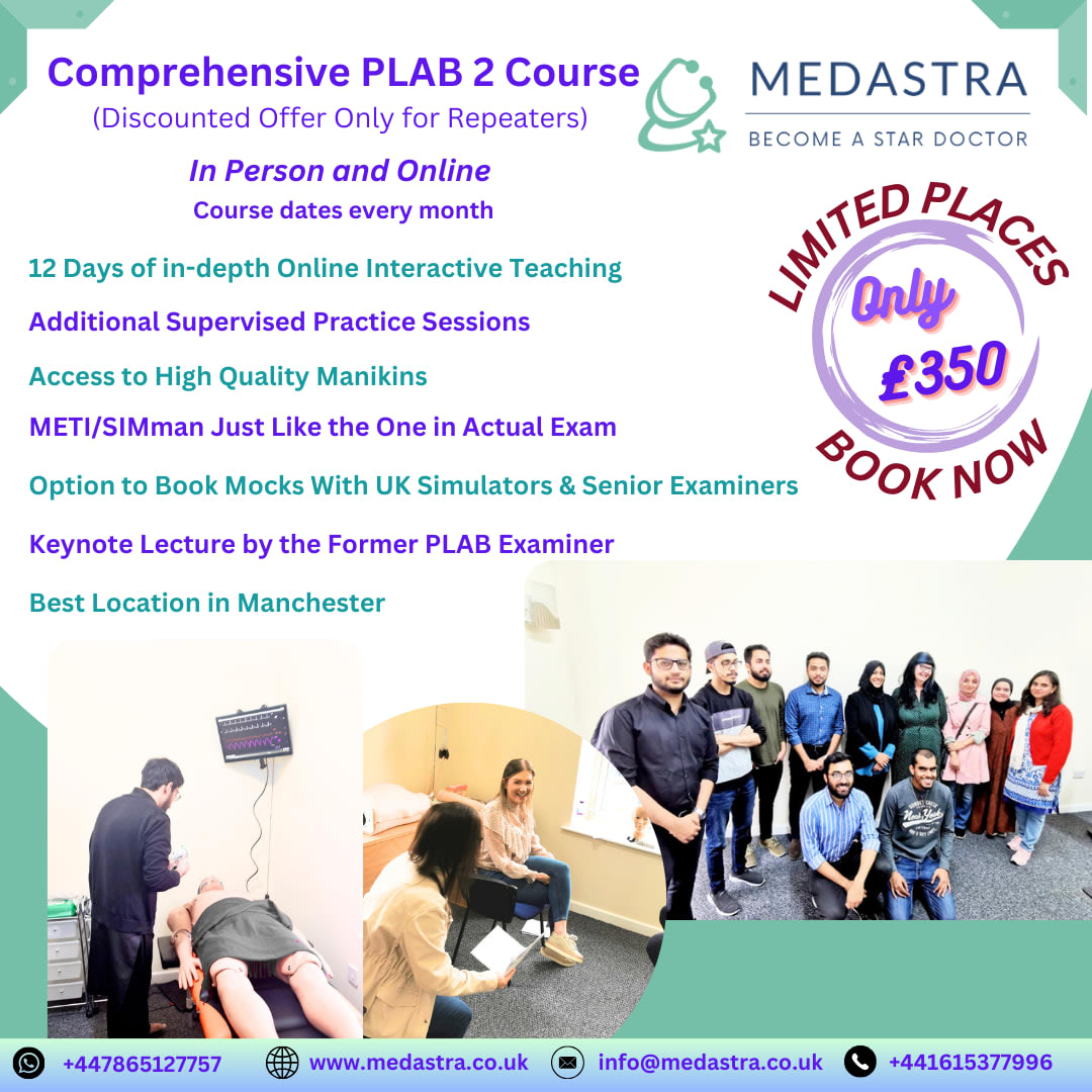 PLAB 2 Crash Course - PLAB 2 Courses - MEDASTRA I Medical Education ...