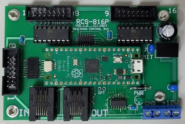RCS-816 Input/Output Board - Input/Output Boards - Railroad Control Systems | Collectibles Store ...