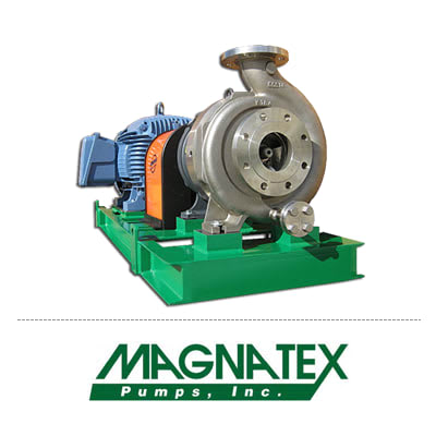 Magnatex (USA) - API & ANSI Centrifugal Mag-Drive Chemical Pumps