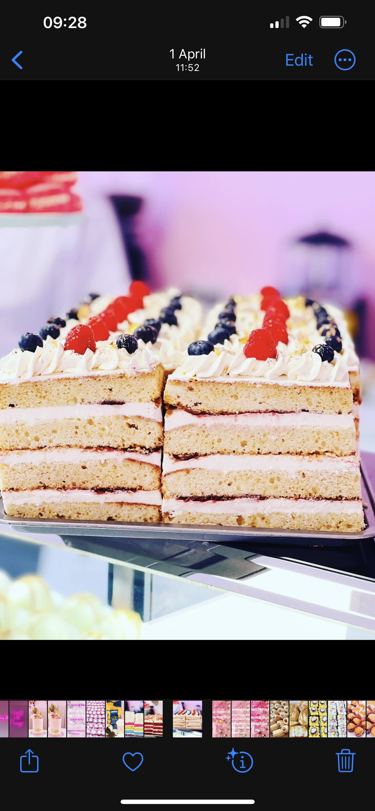 Victoria Sponge Slice - Patisserie - Maria's Baking Stories | Baker in ...
