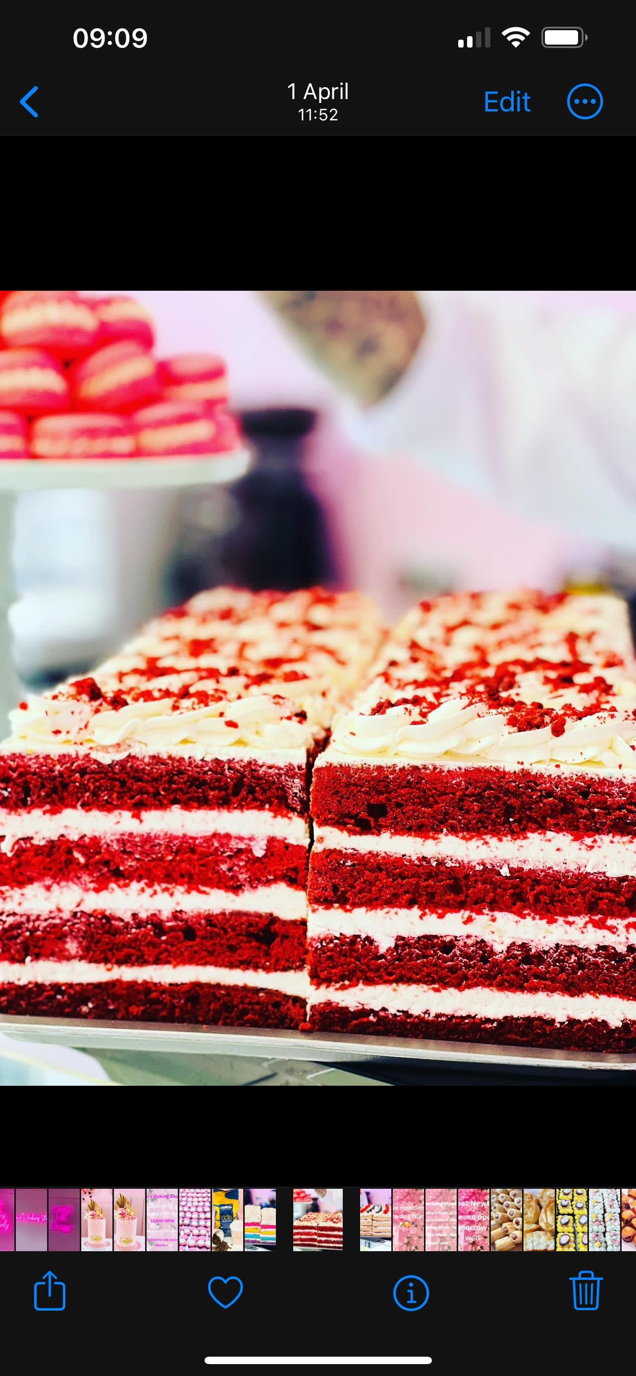 Red Velvet Slice - Patisserie - Maria's Baking Stories | Baker in Kirkcaldy