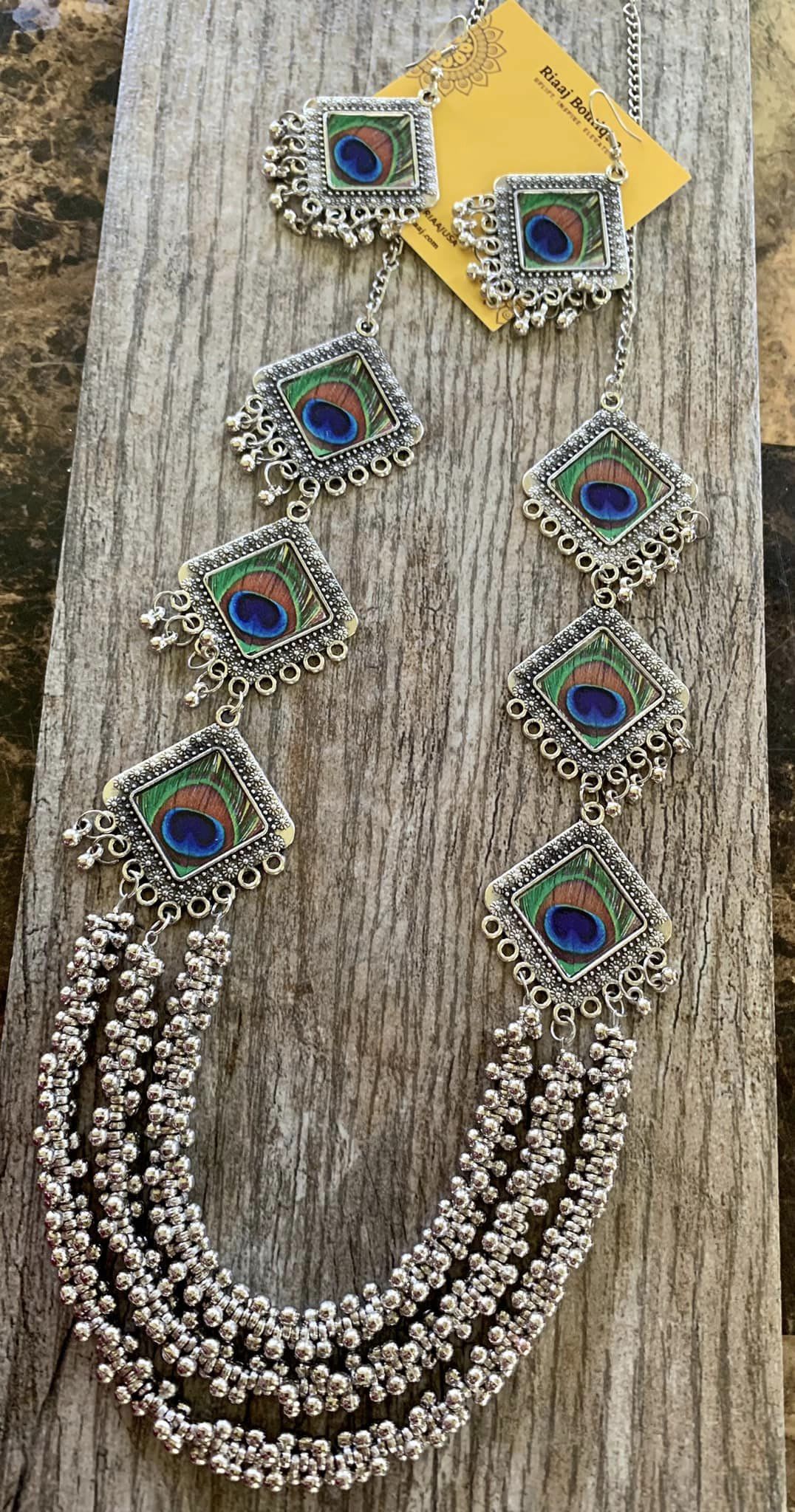 Maya peacock beauty layered set - Multilayered Beauties - Riaaj ...