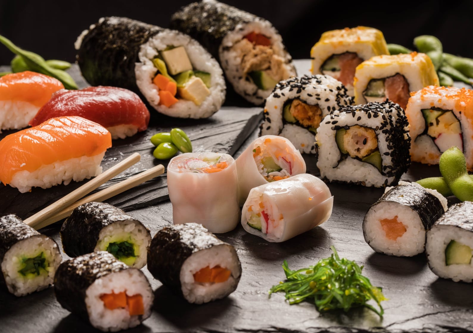 Sushi - Personalized Options - LuLu Sushi & Bubble Tea - Fastfood Restaurant