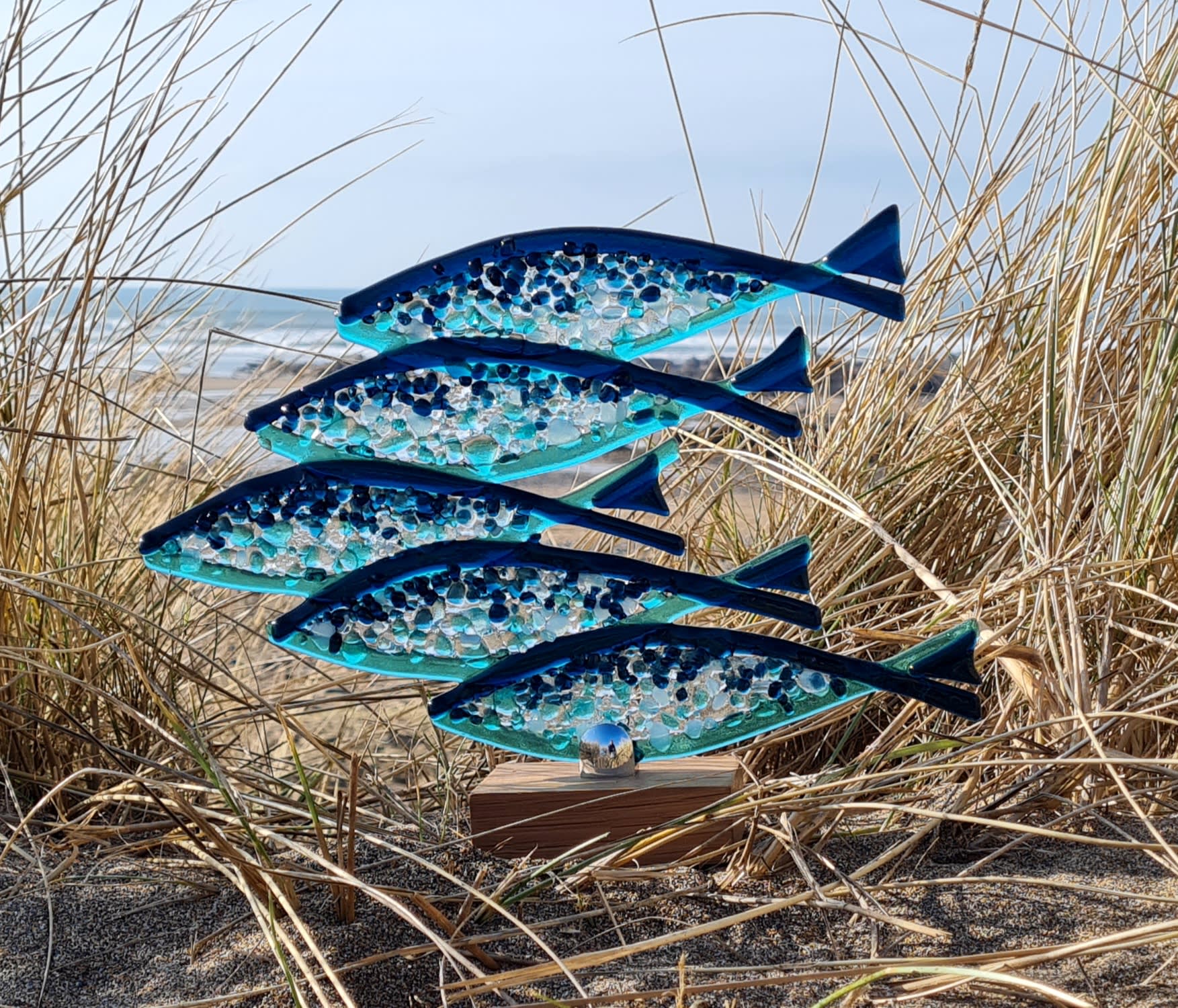 Fish Shoal (5) - Free UK Delivery - Neet Glass Designs | Glass Artist ...