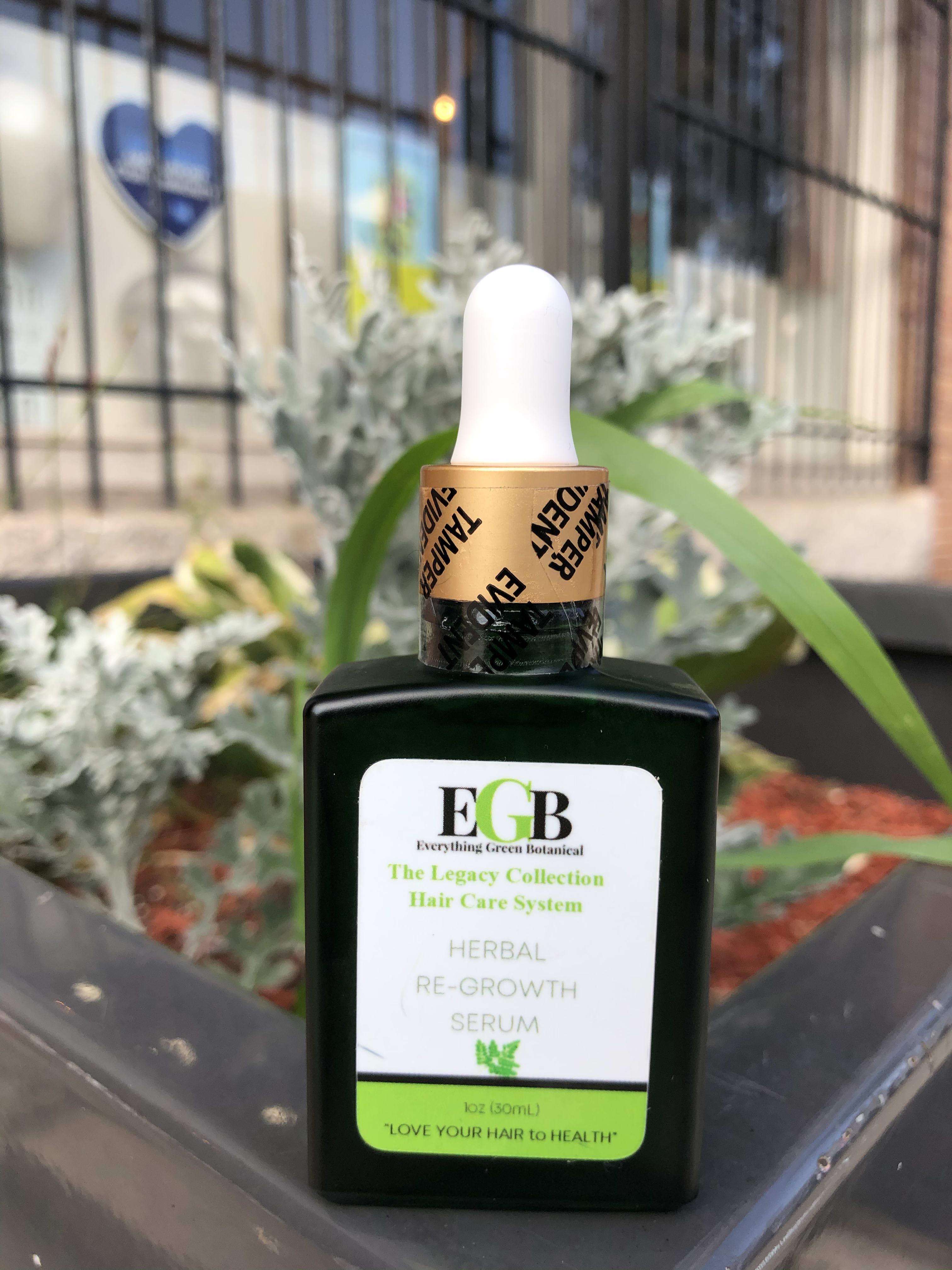 Herbal Re-Growth Serum - EVERYTHING GREEN BOTANICAL - La Pearl Beauty ...