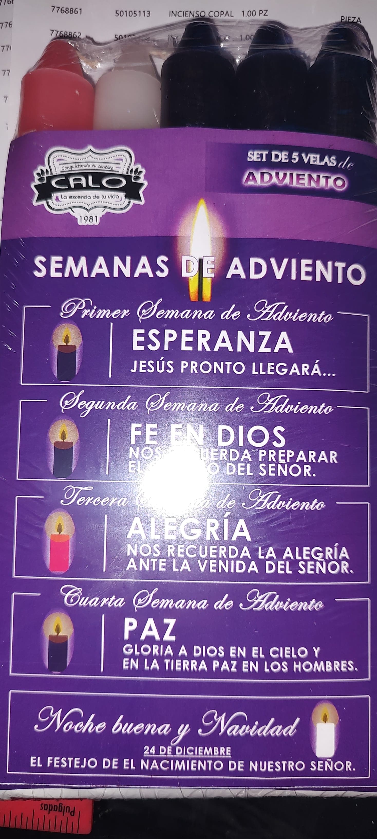 Velas de Adviento - Velas Adviento - Grupo Calo - Tienda de velas ...