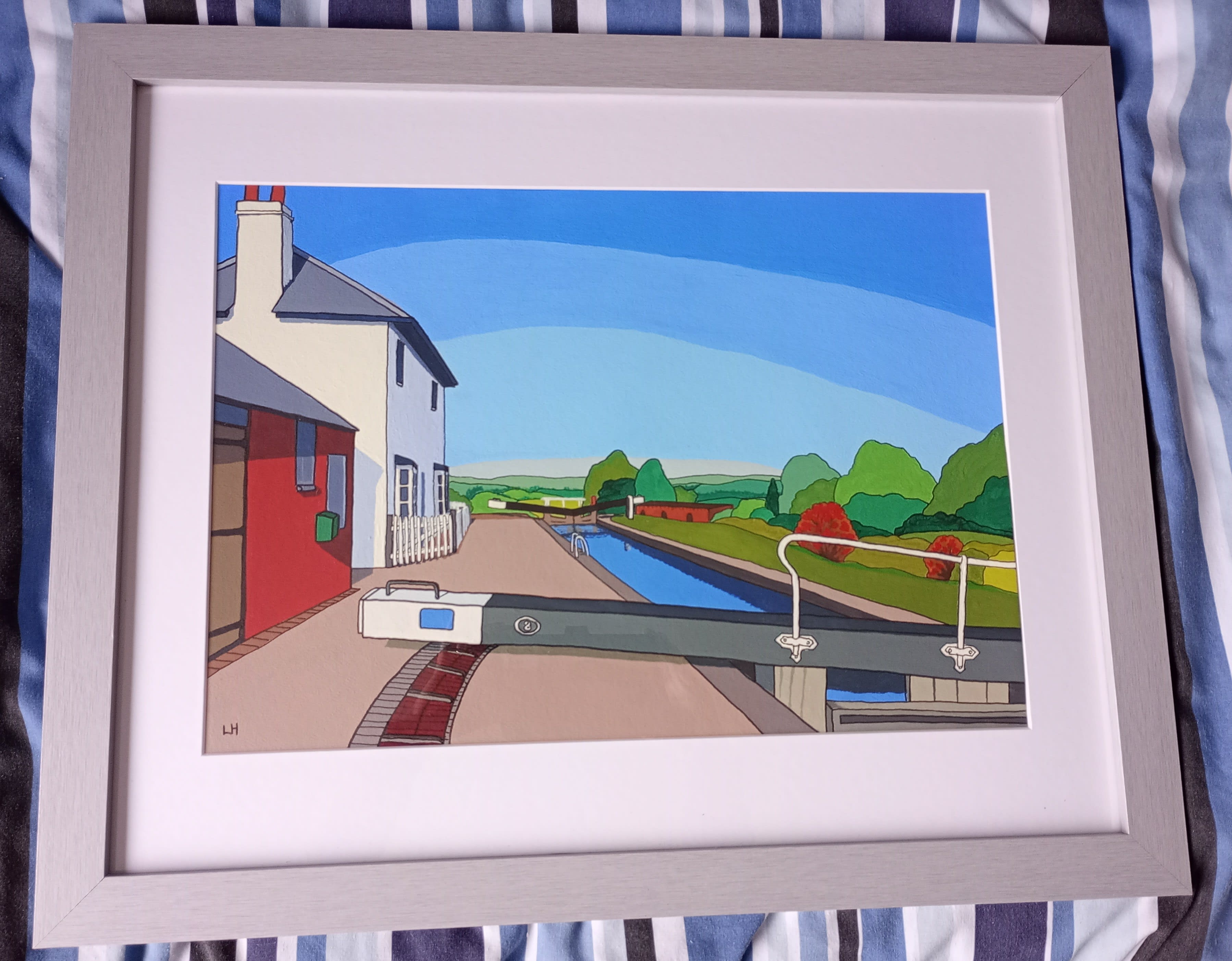 Foxton Top Lock - Original Paintings - Liz Hadley Art | Local Artist in ...