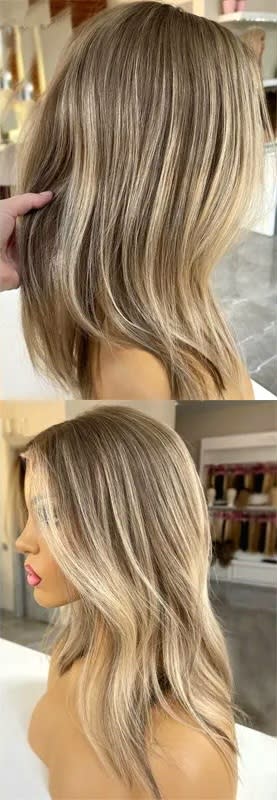 BLAIR 14" Light Ash Blonde - HUMAN HAIR WIGS - Soho Fashion | Luxury ...