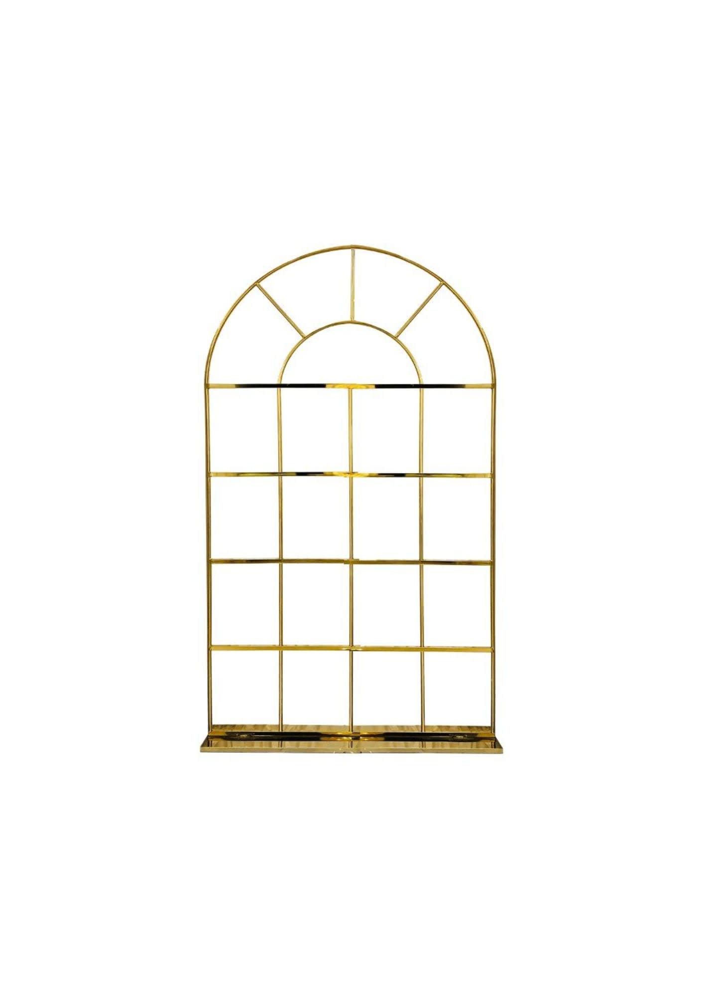 Gold Window Arch (Hire) - Arches & Backdrops - Bespoke Craft Hub ...