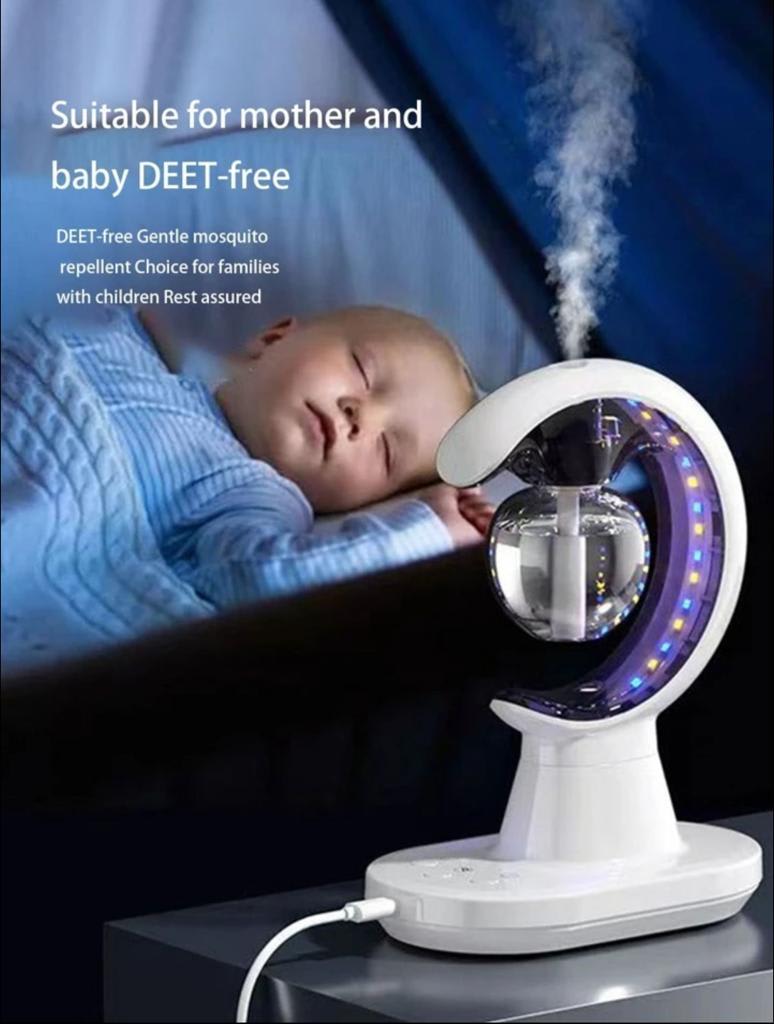 3-in-1 Multifunctional Mosquito Repellent, Night Light, And Air Humidifier